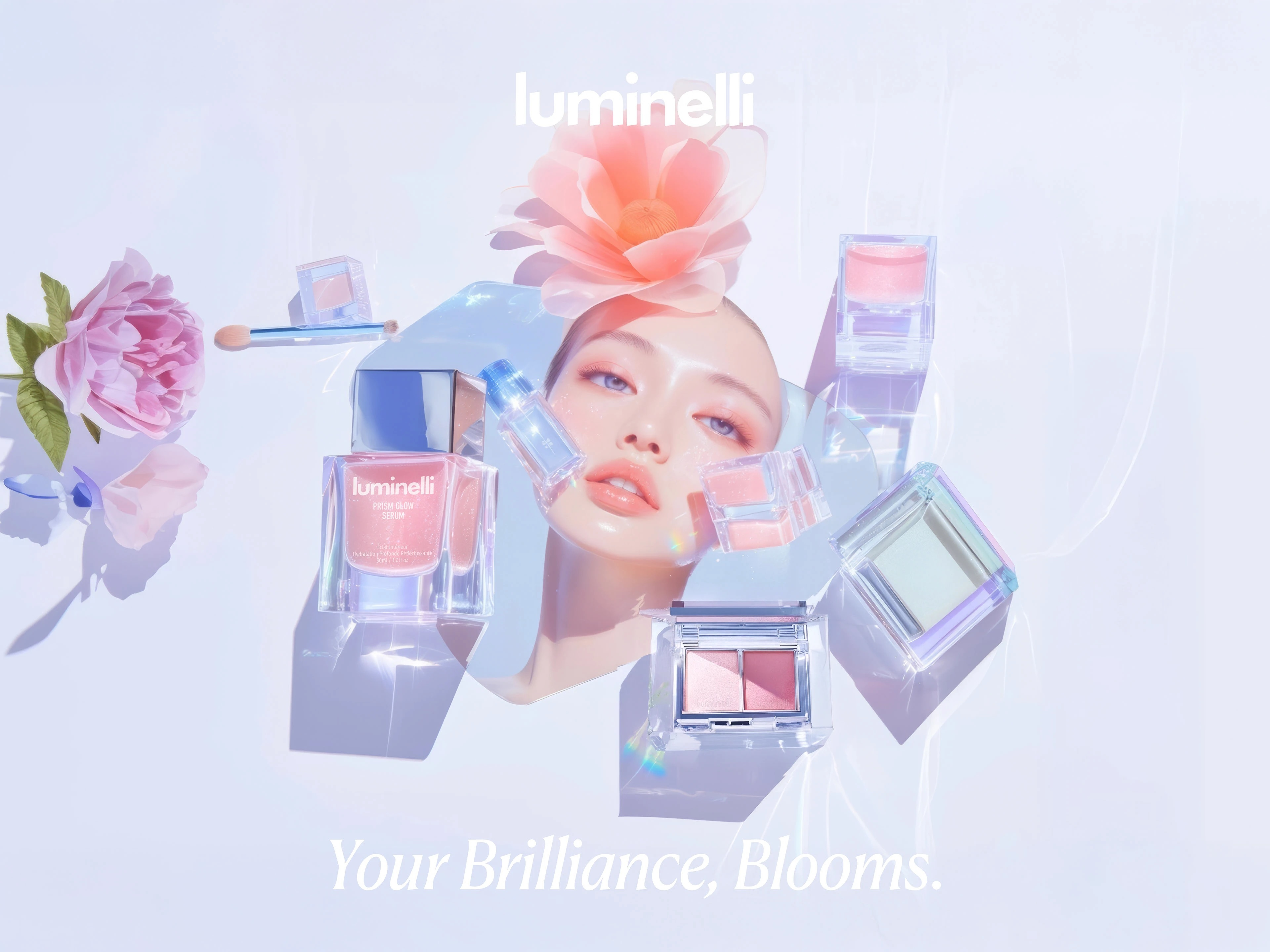 Luminelli — Luxury Cosmetics Branding & Visual Identity by Up-Brands™上游 ...