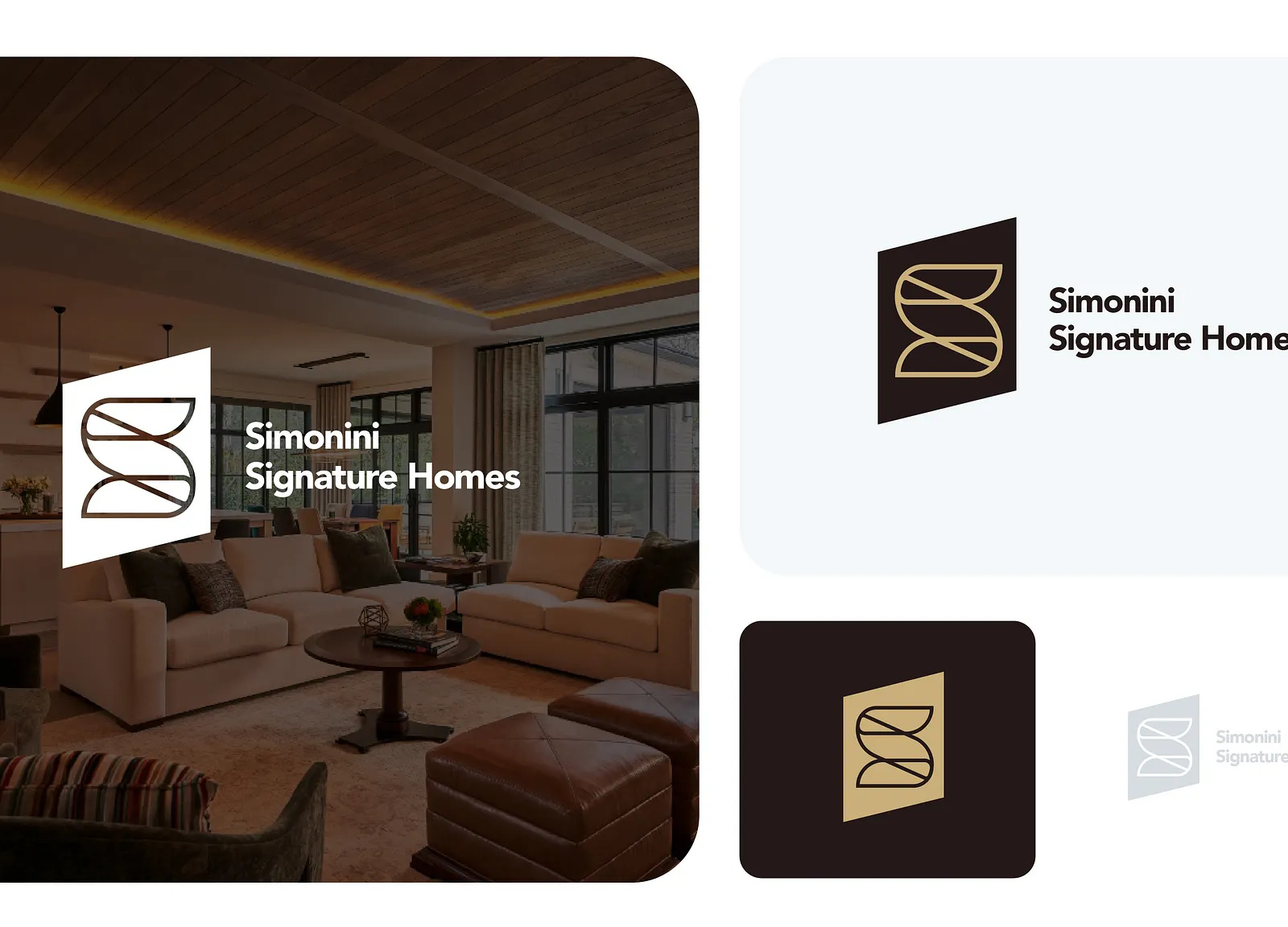 Logo Design Simonini Signature Homes by Hassan Baqir on Dribbble