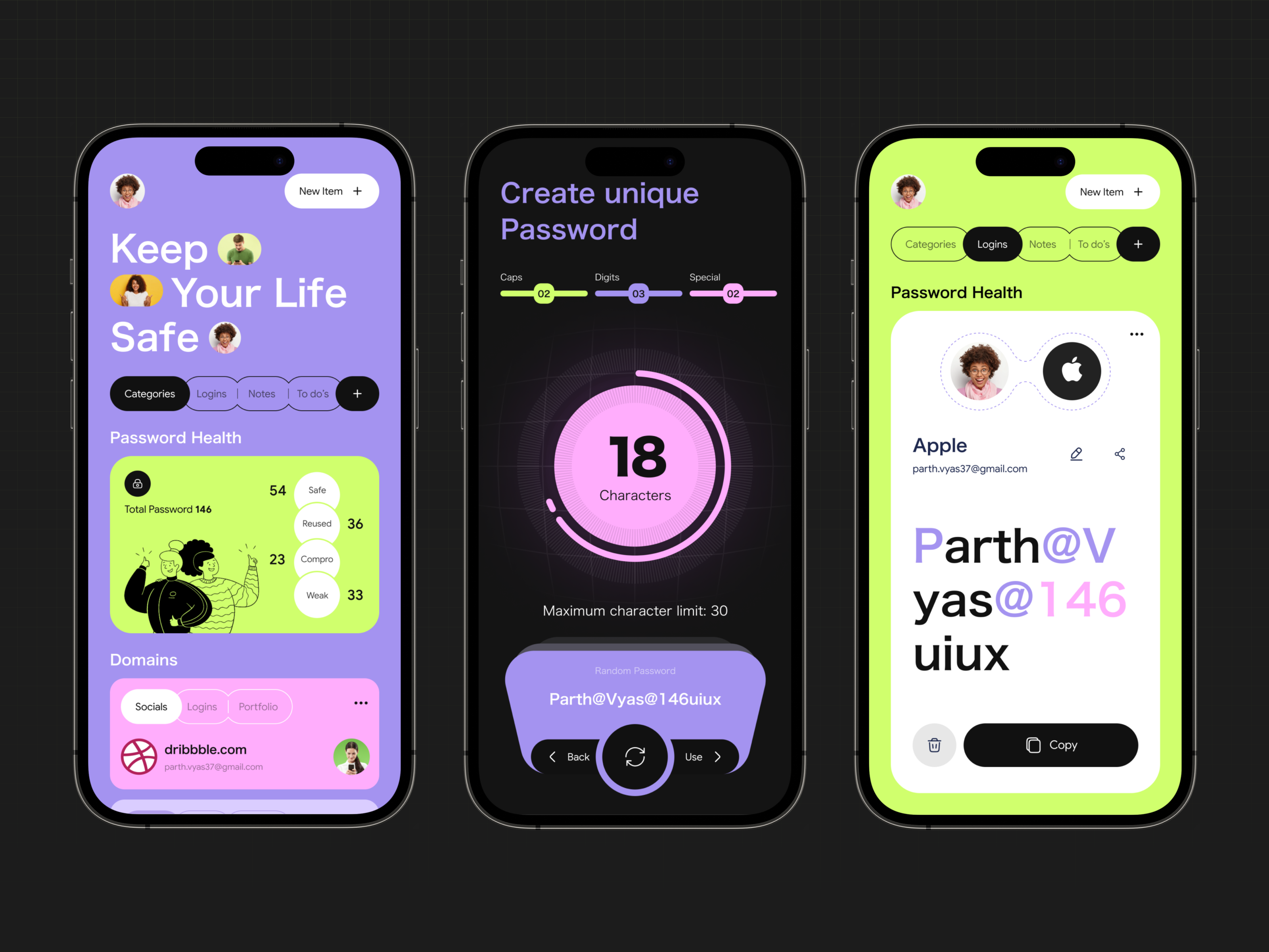 Password Manager App by 300Mind UI/UX for 300Mind on Dribbble