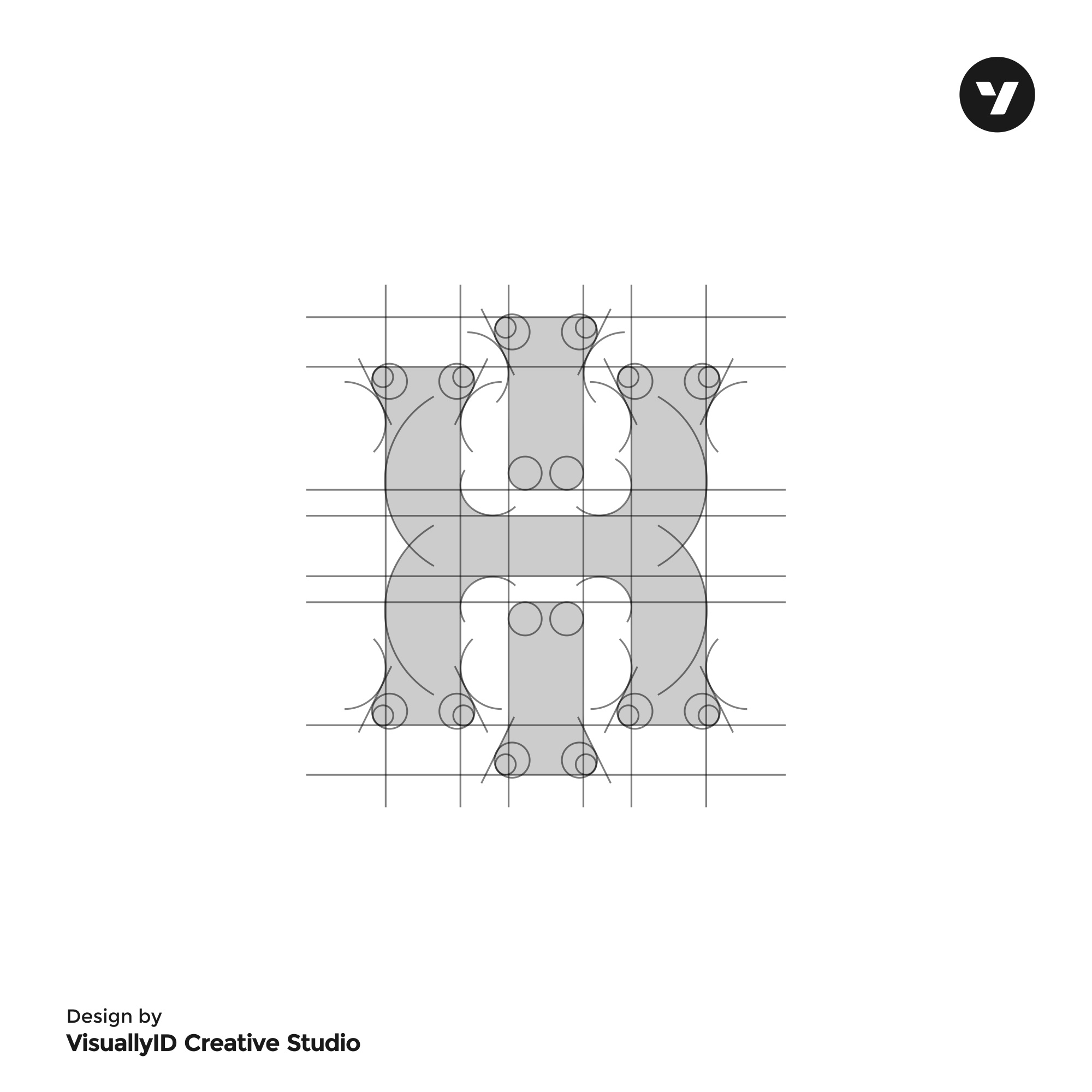 Letter H & I Retro Logo Design by VisuallyID Studio on Dribbble