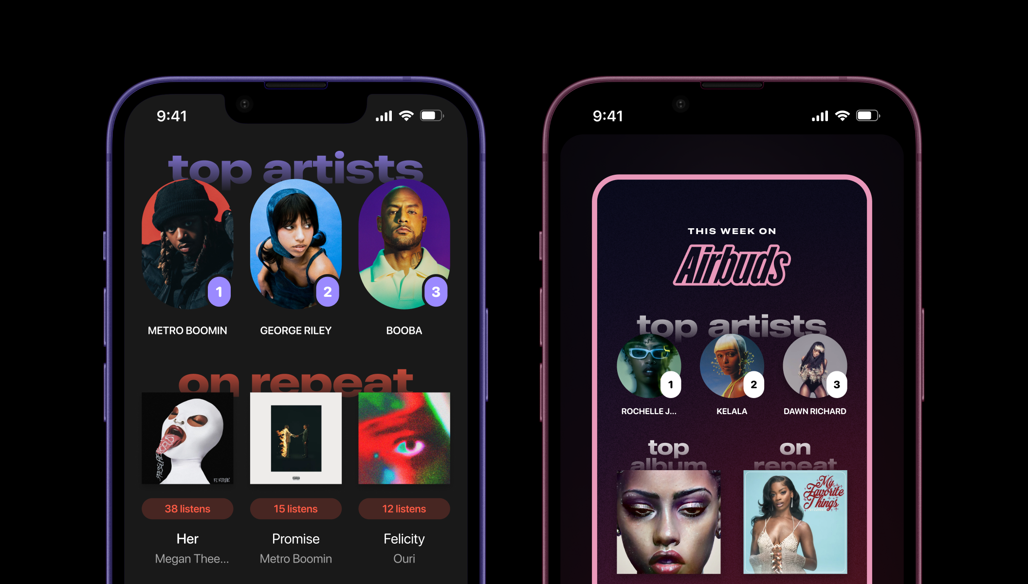 Airbuds.fm by Thomas Vimare on Dribbble