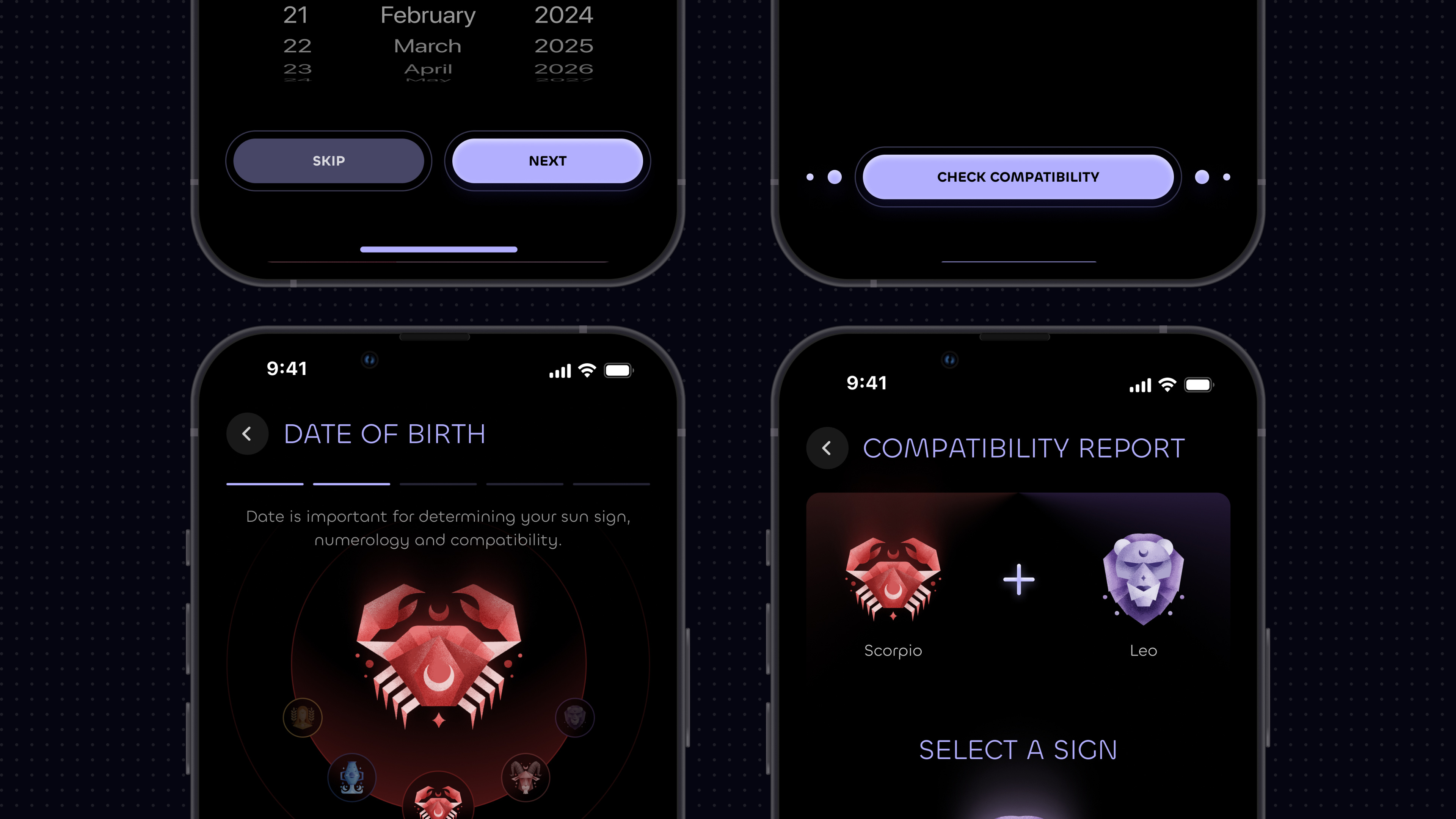 Luna Flame Astrology App by Nikunjkumar Dhameliya on Dribbble