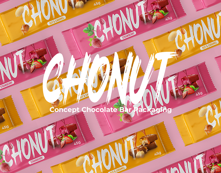 Chonut Concept Chocolate Bar by Design by Nimesh on Dribbble