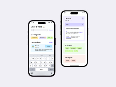 Dictionary Mobile App by Daria Nev on Dribbble