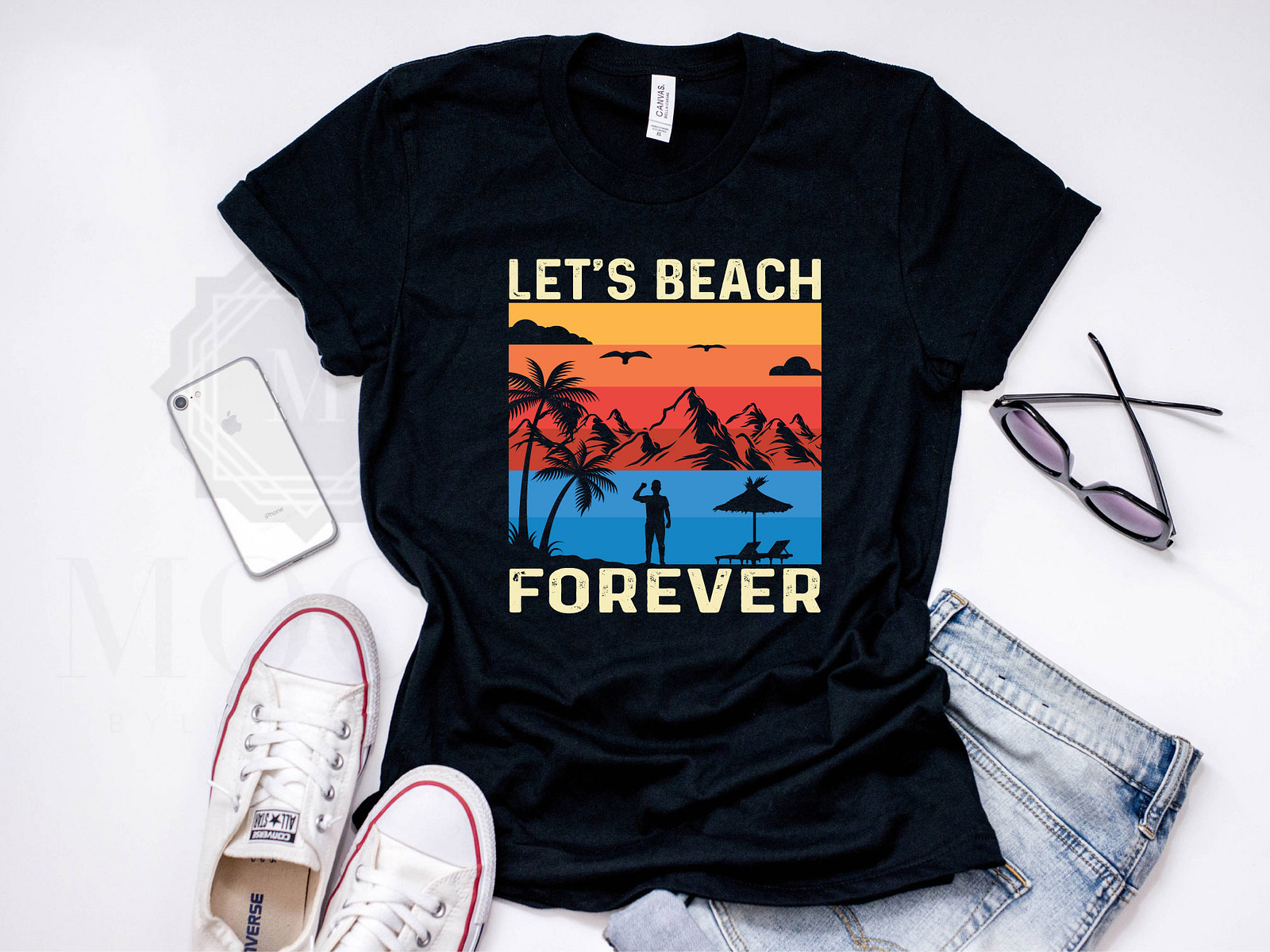 Beach T-shirt Designs by Nurearth on Dribbble
