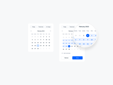Browse thousands of Datepicker images for design inspiration | Dribbble