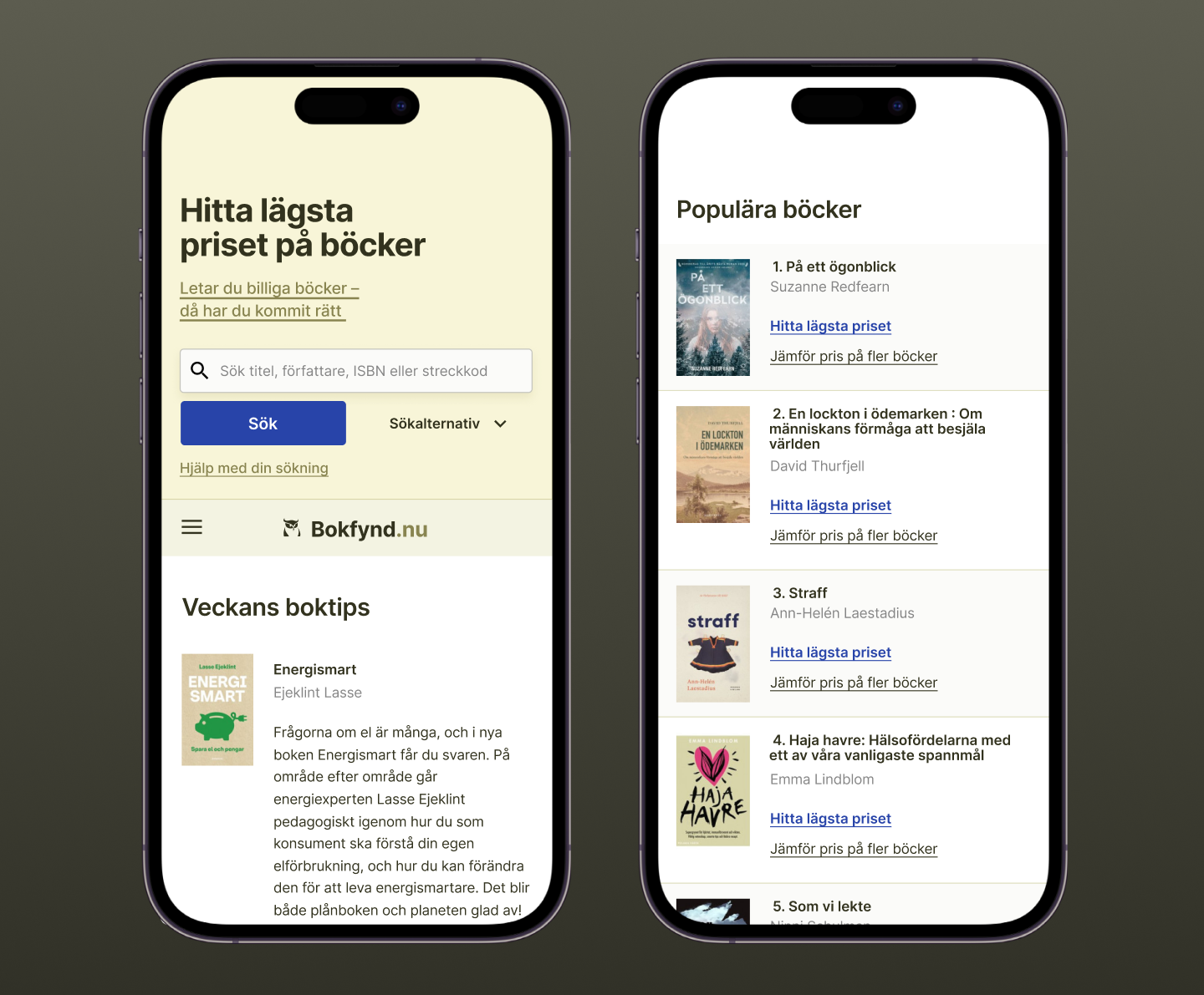 Bokfynd.nu Redesign Concept by Johan Jonsson on Dribbble