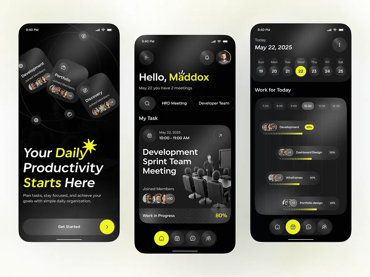 Browse thousands of Work App images for design inspiration | Dribbble