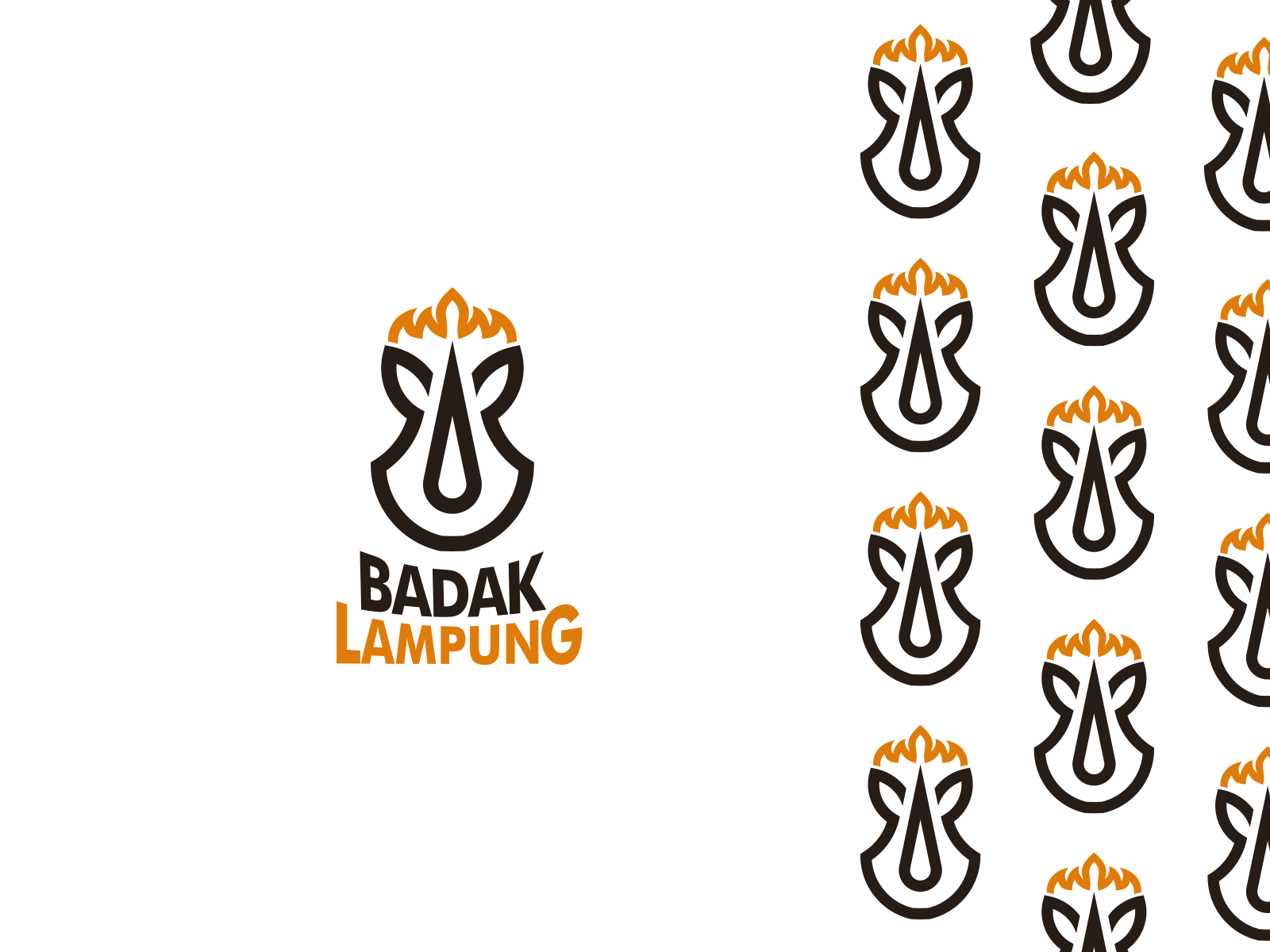 Badak Lampung Logo Line by farsad_graphic on Dribbble