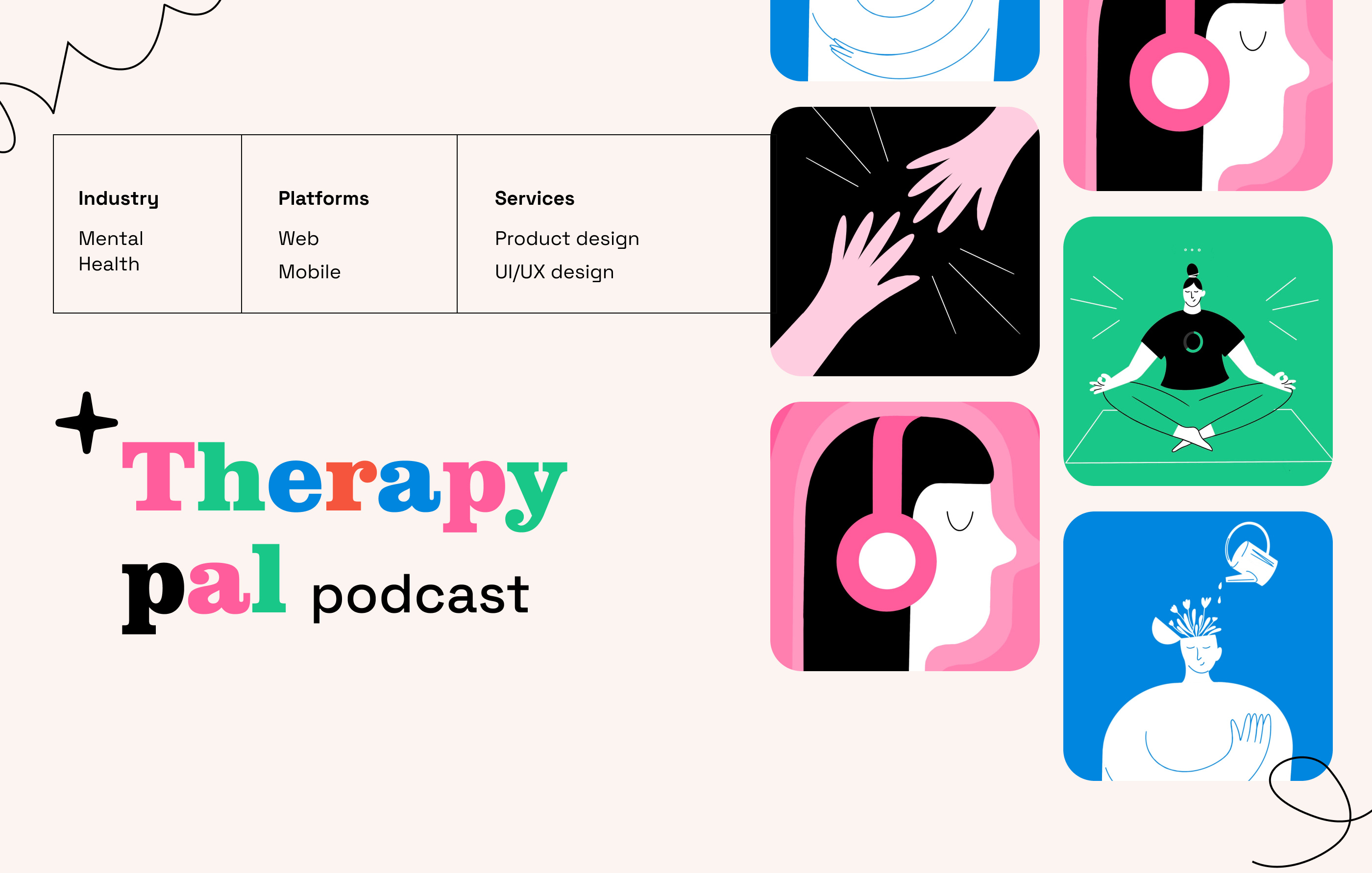 Therapy Pal Podcast Platform Case Study: web and mobile app by Ronas IT | UI/UX Team on Dribbble