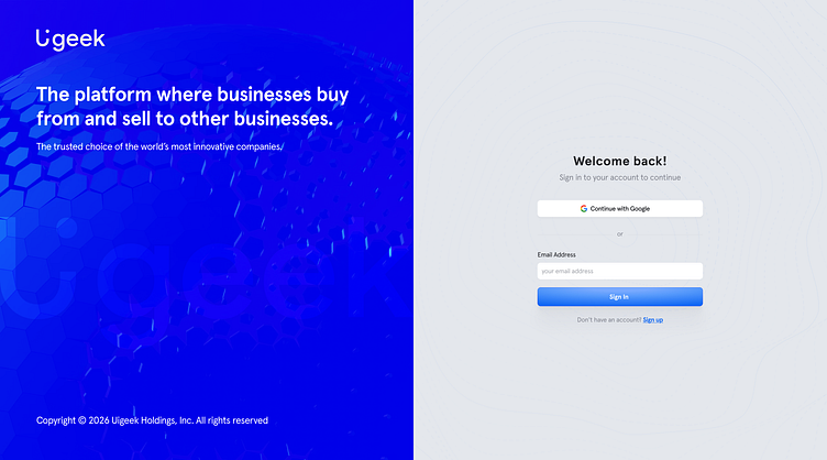 Login Screen for web app design by Masudur Rahman for Uigeek Studio on ...