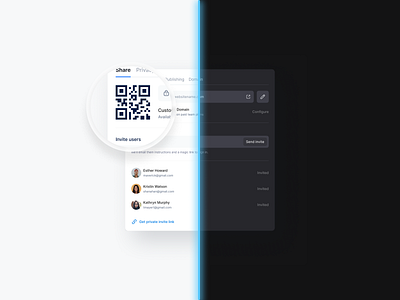 Share Dialog Modal - Dark & Light Modes by Dmitry Sergushkin on Dribbble