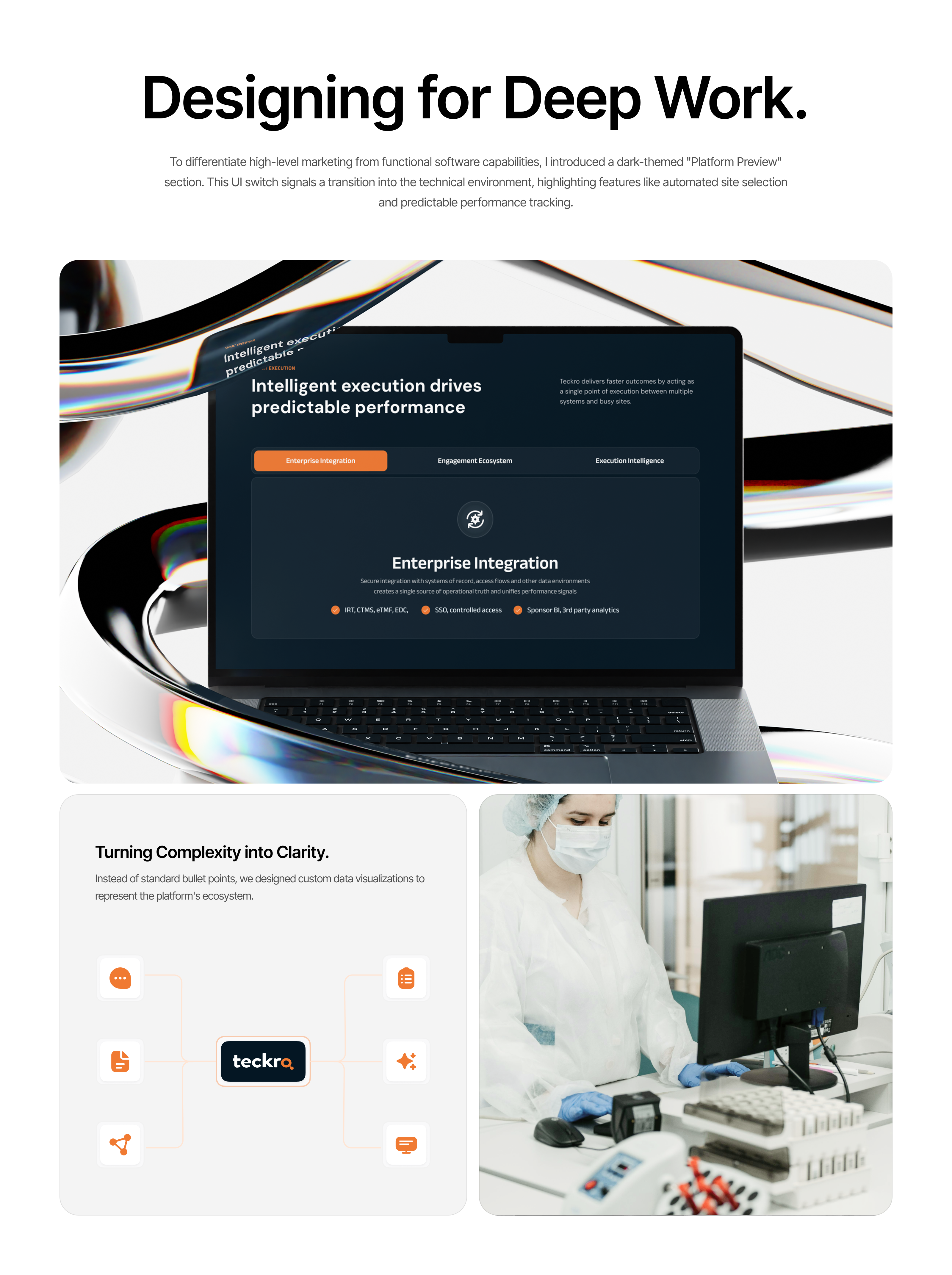 Teckro | B2B SaaS Homepage Design by Faraz A. on Dribbble