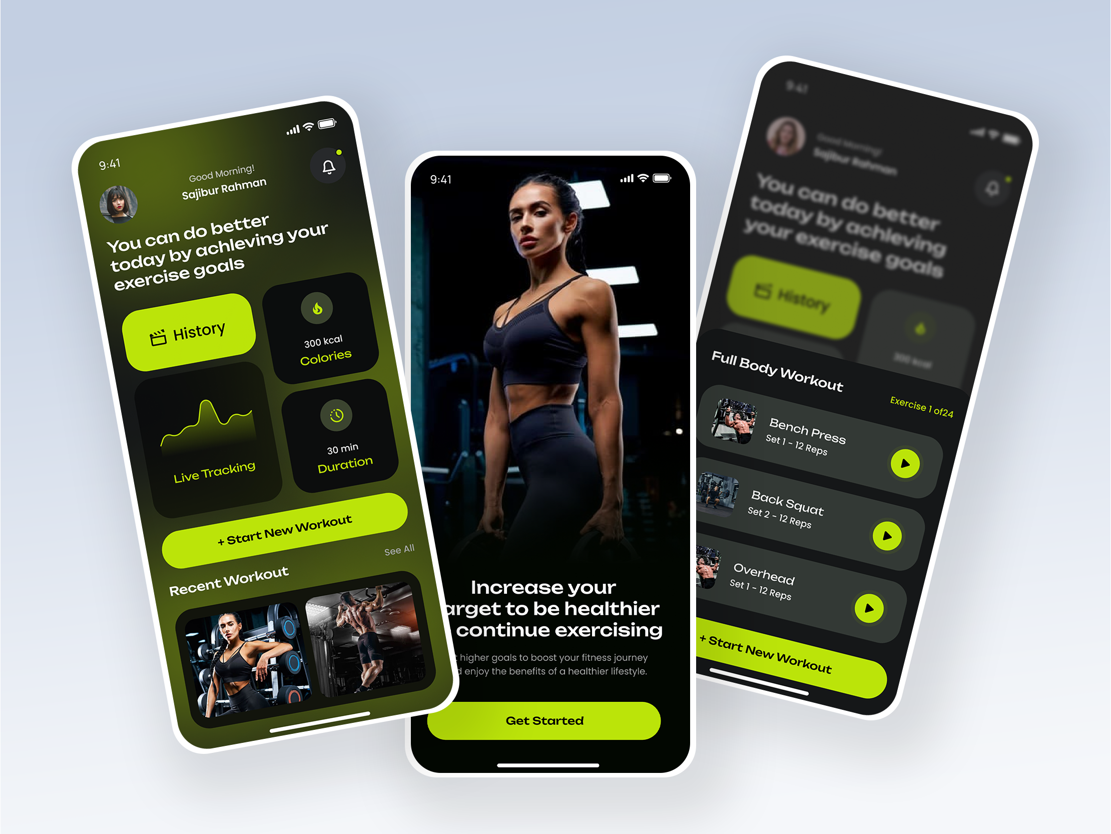 Fitness Health Mobile App Design by Md Abdul Hakim on Dribbble