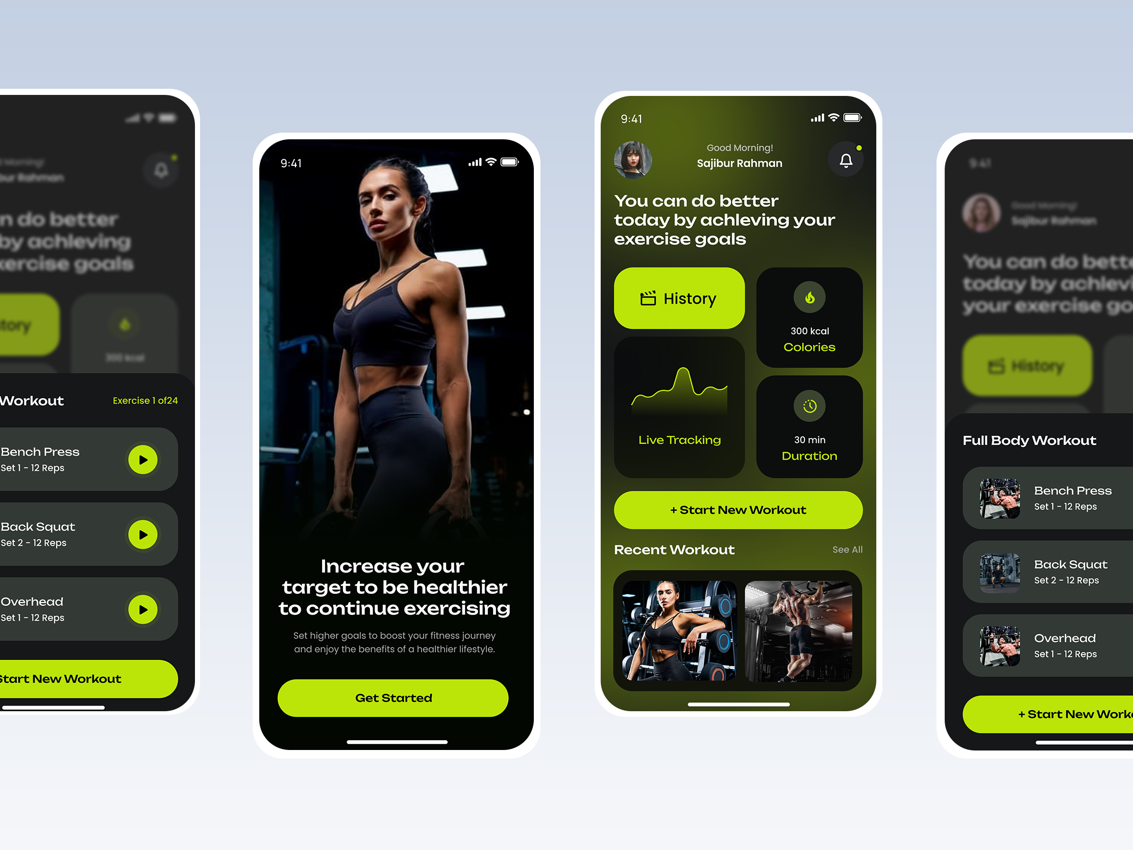 Fitness Health Mobile App Design by Md Abdul Hakim on Dribbble