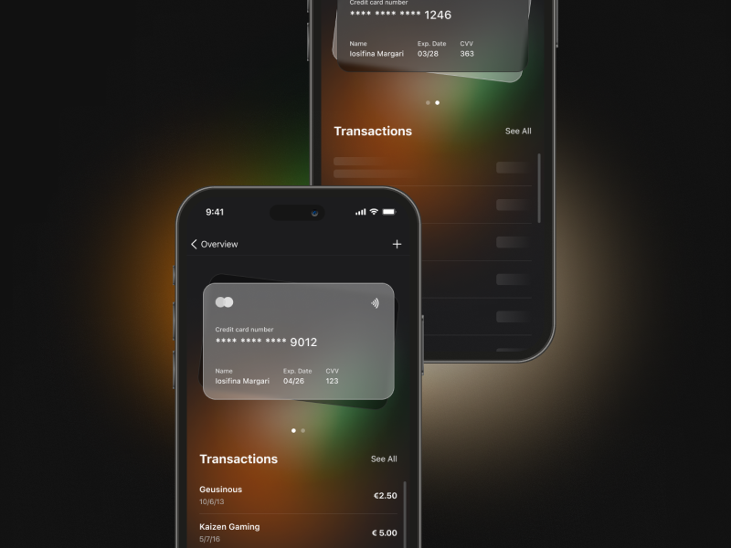 Swipe to change card | Mobile Payment by Iosifina Margari for ...