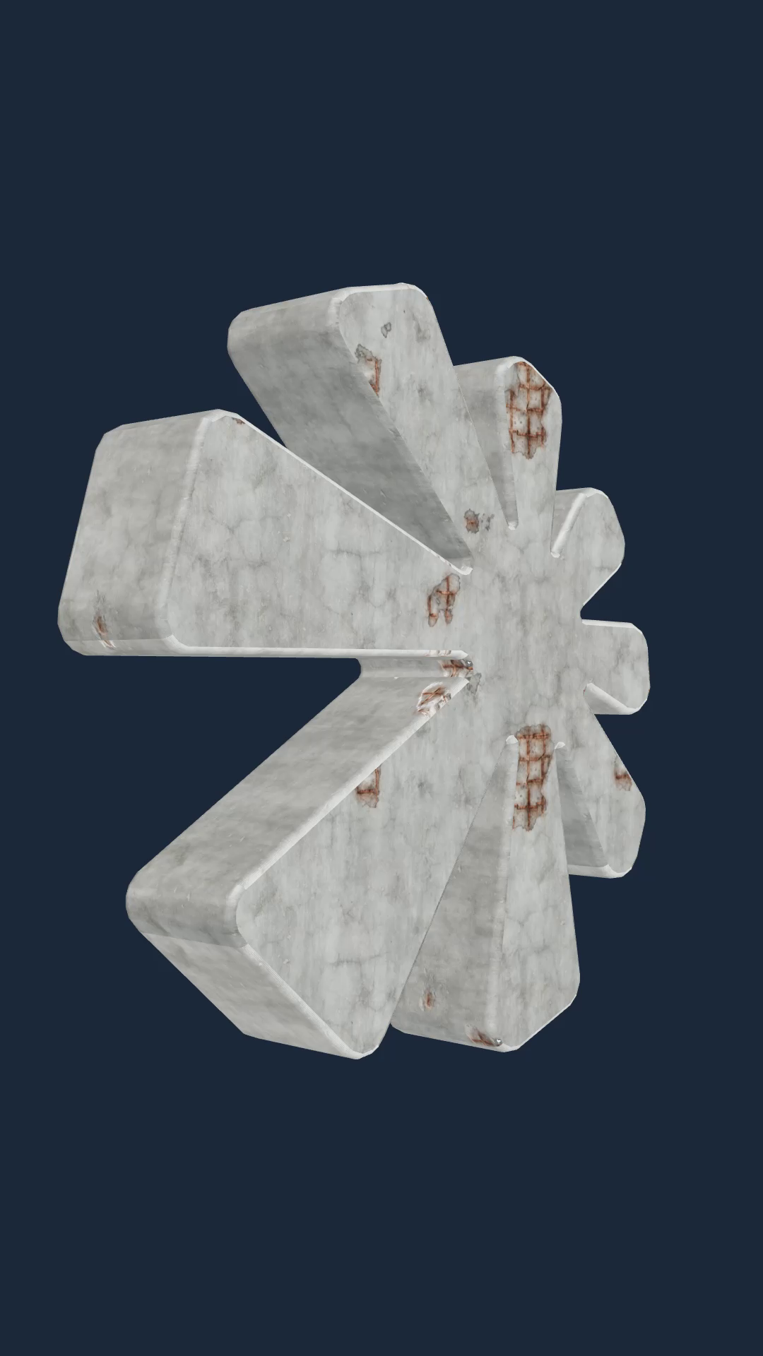 3D Concrete Logo GIF by 3DLogoSpin.com on Dribbble