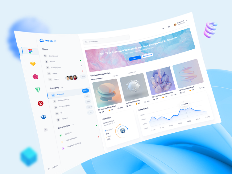 Marketplace Dashboard UI Concept by Azizul Islam on Dribbble