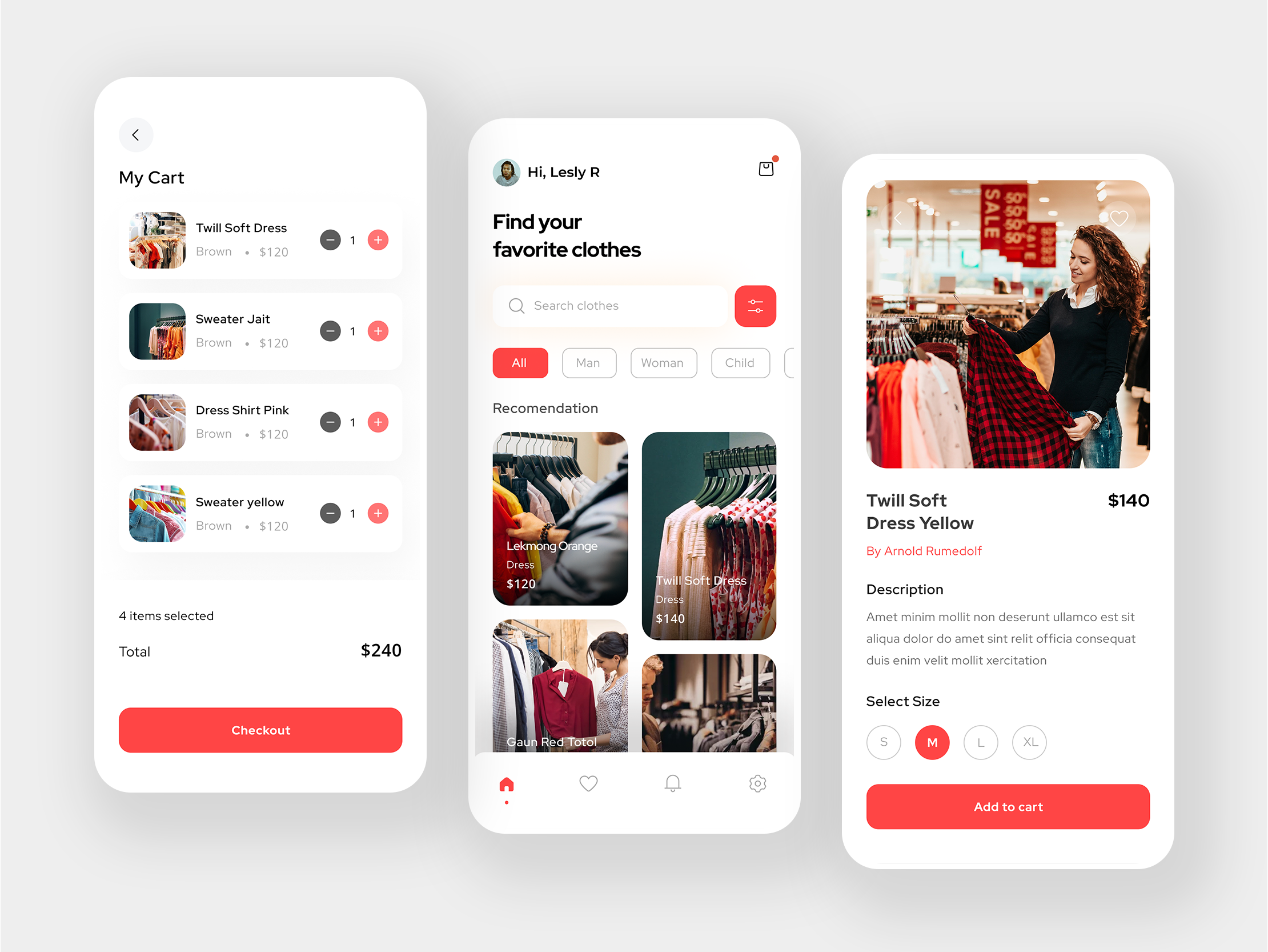 Clothes Store Mobile app by Md Abdul Hakim on Dribbble