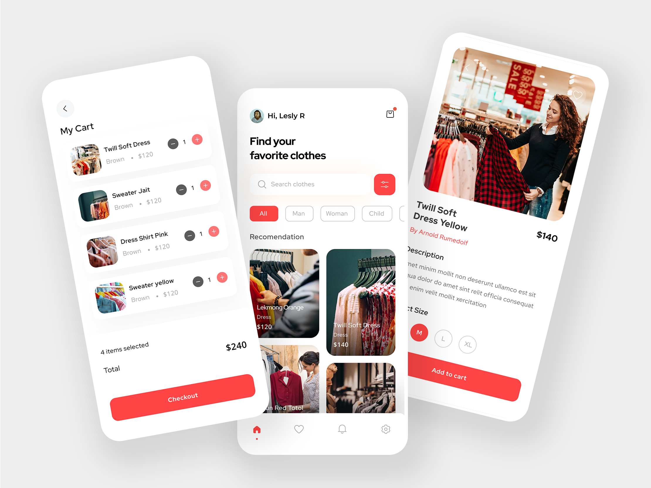 Clothes Store Mobile app by Md Abdul Hakim on Dribbble