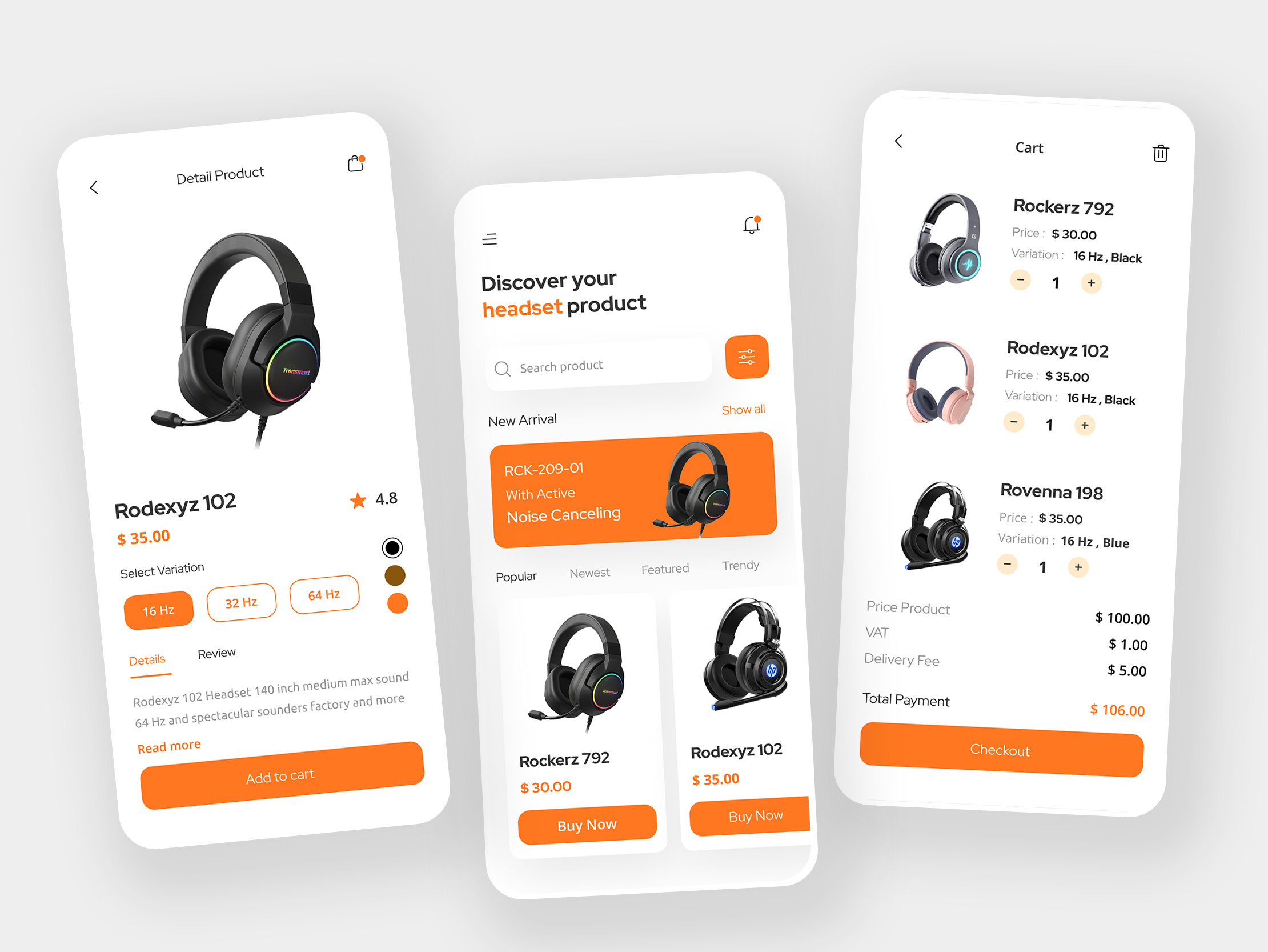 Headset Product Mobile App by Md Abdul Hakim on Dribbble