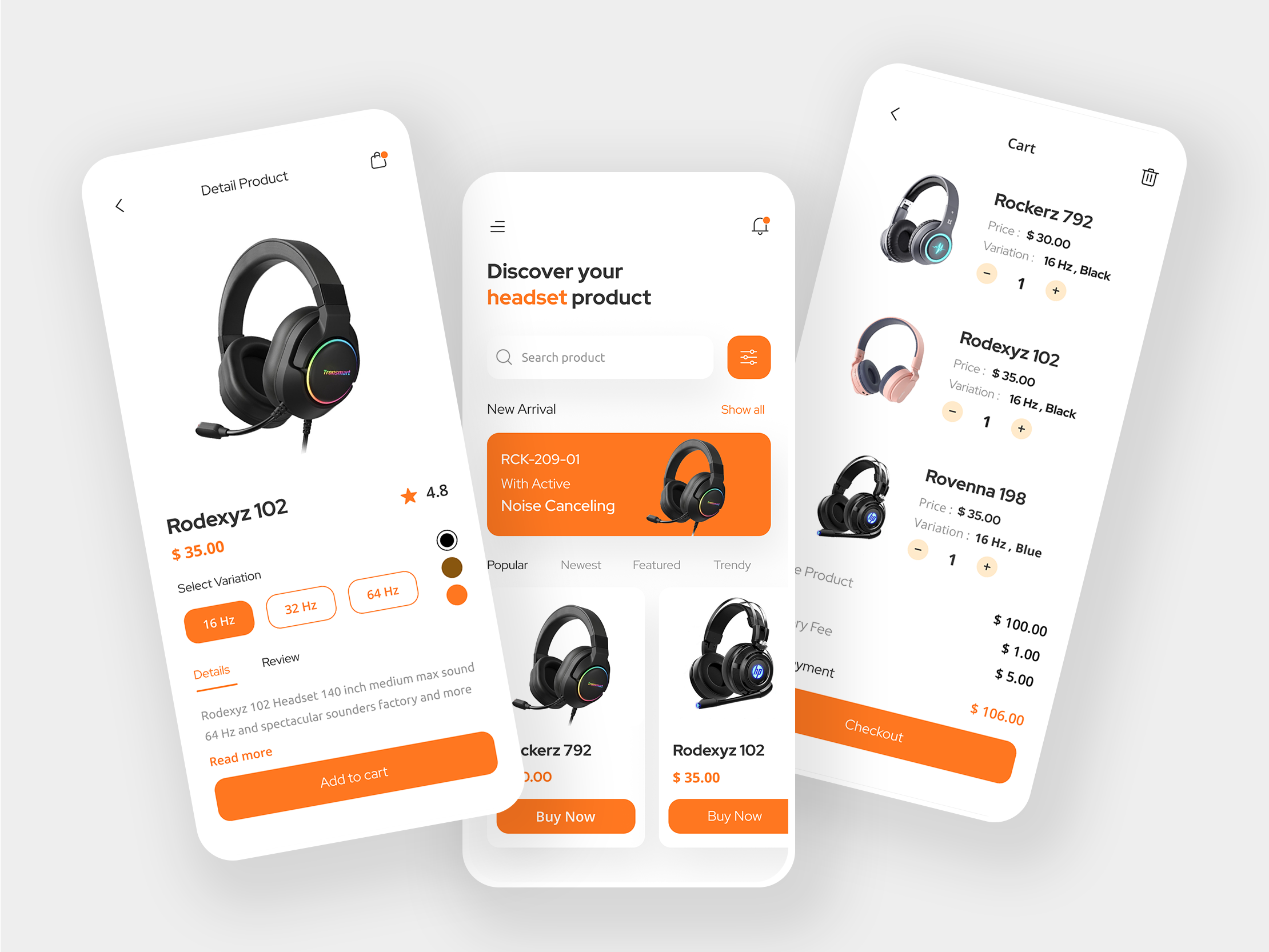 Headset Product Mobile App by Md Abdul Hakim on Dribbble