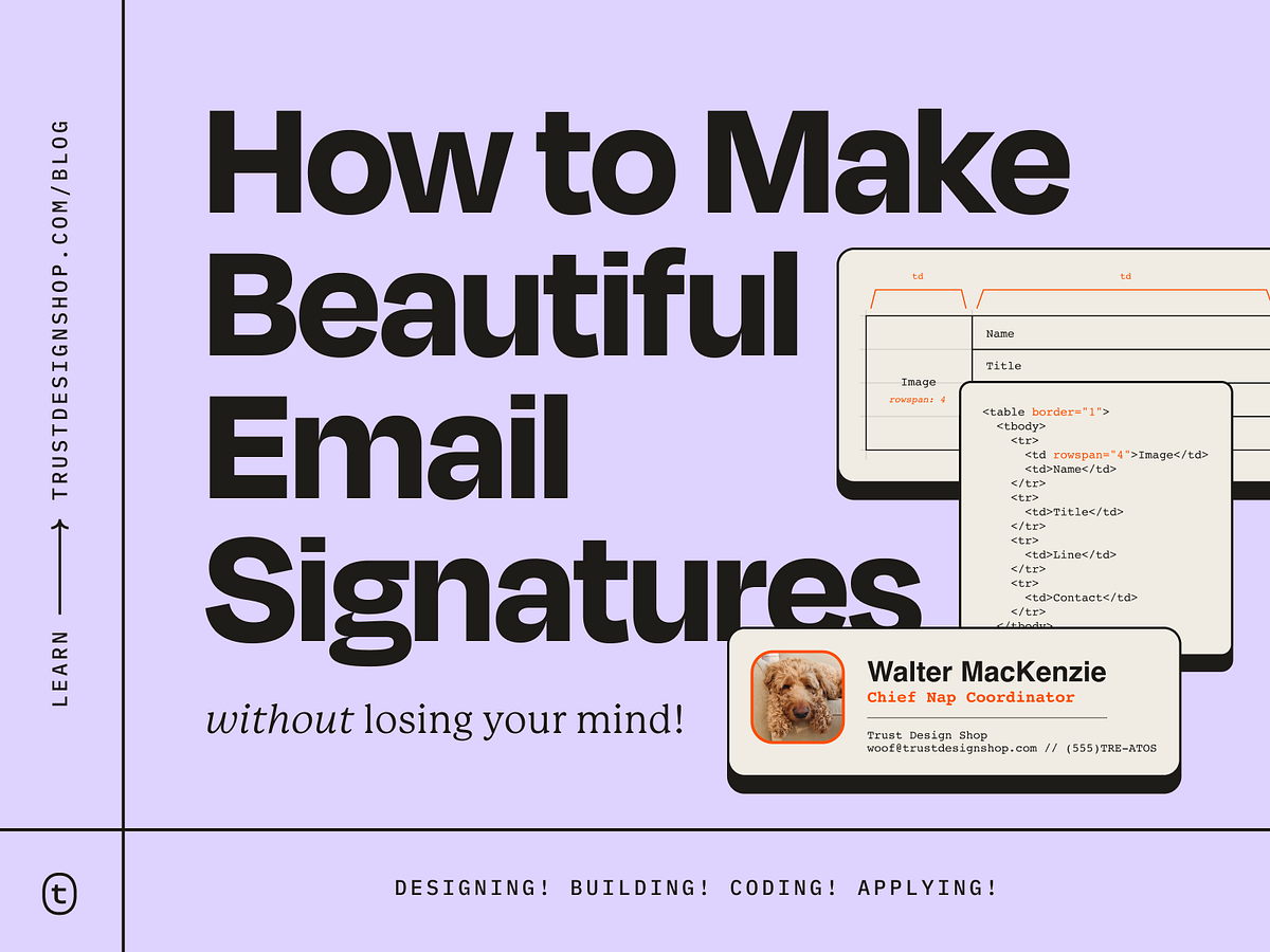 How to Make Beautiful Email Signatures(Without Losing your Mind) by ...