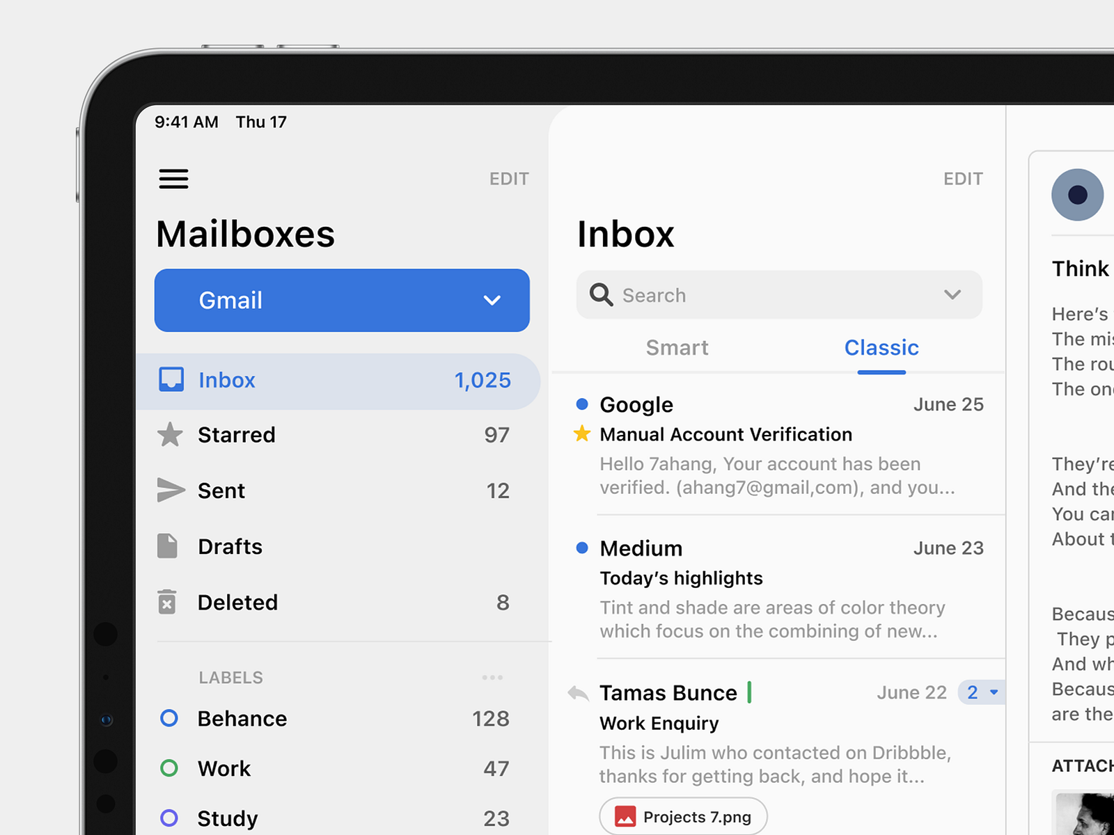 Mail Dashboard Design by Bareen Parvez on Dribbble