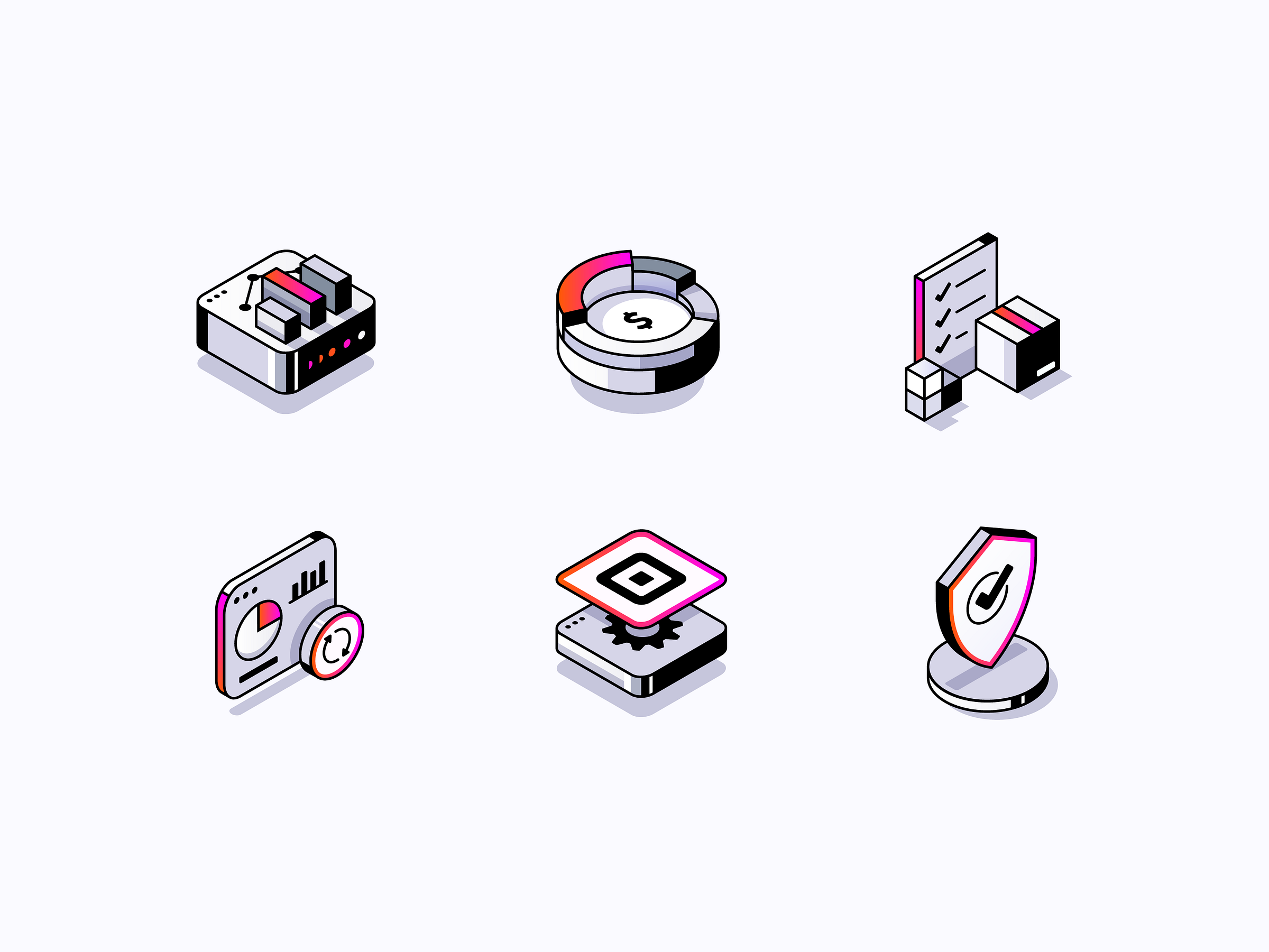 TRIVIAL - Iso Illustrated Icons by Josh Warren on Dribbble