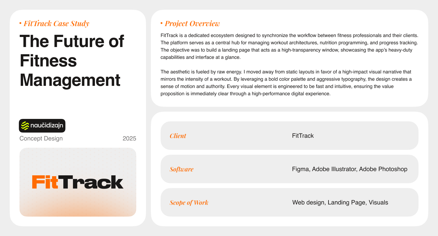 Web Design | Landing Page | Fitness Management by Vanja Veres on Dribbble