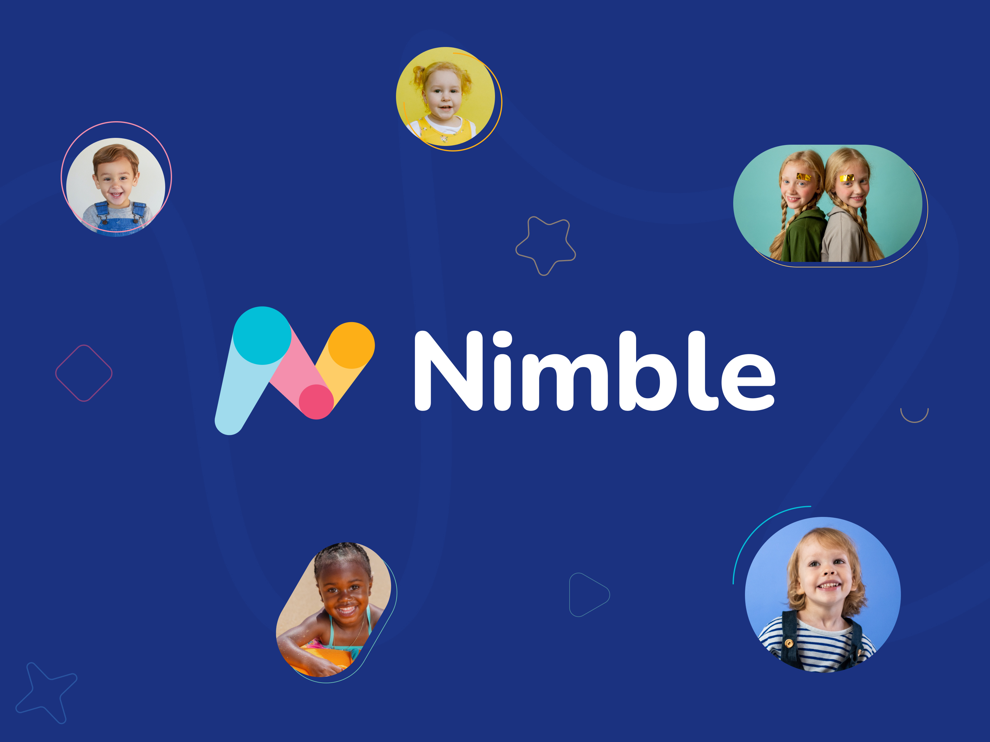 Nimble childcare-Branding, Logo design, Visual identity by Kahaf on ...