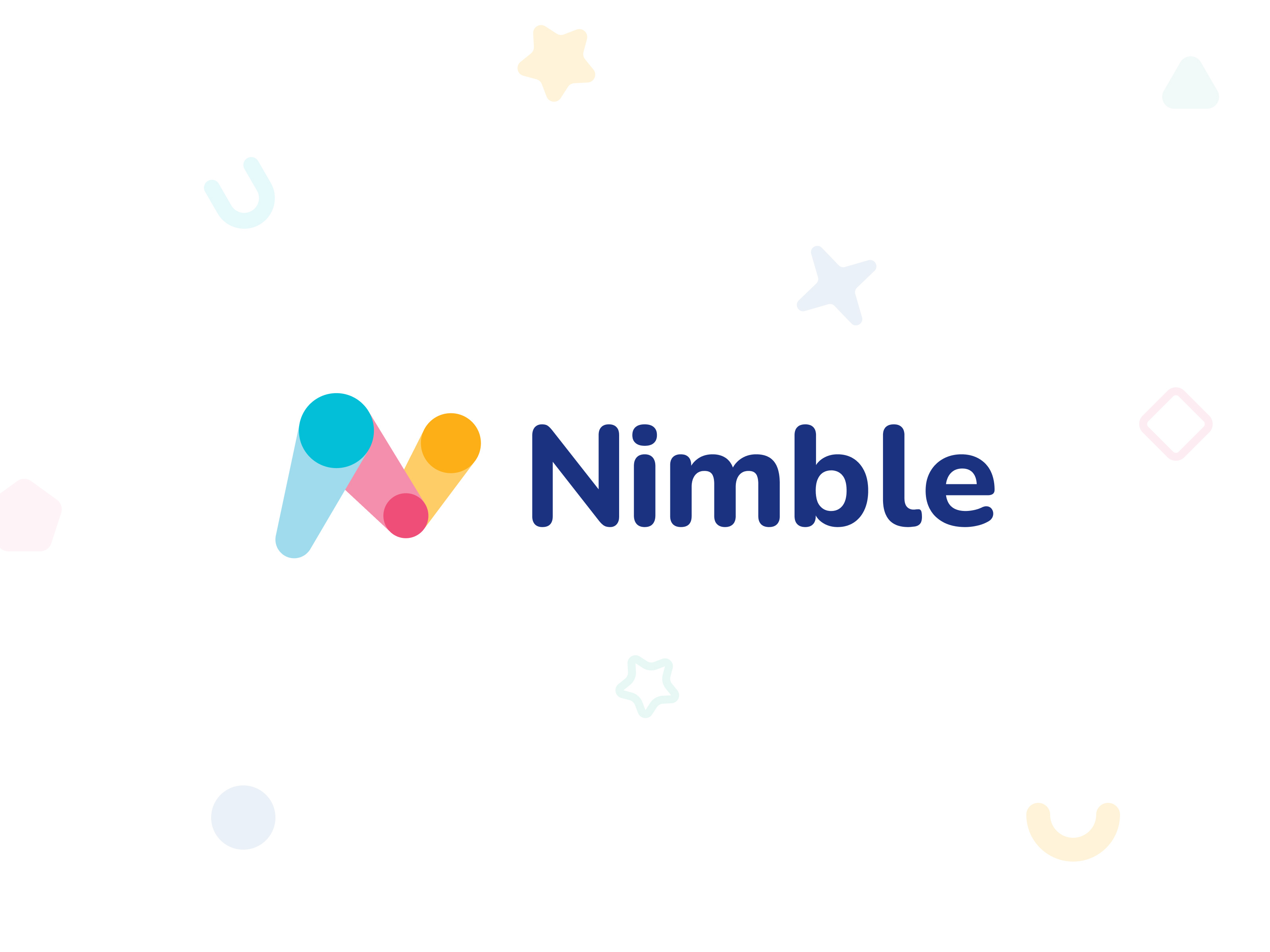 Nimble childcare-Branding, Logo design, Visual identity by Kahaf on ...