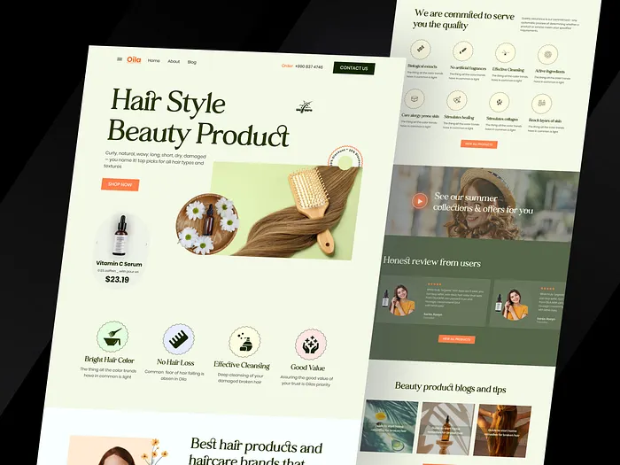 Cosmetics Website designs, themes, templates and downloadable graphic ...