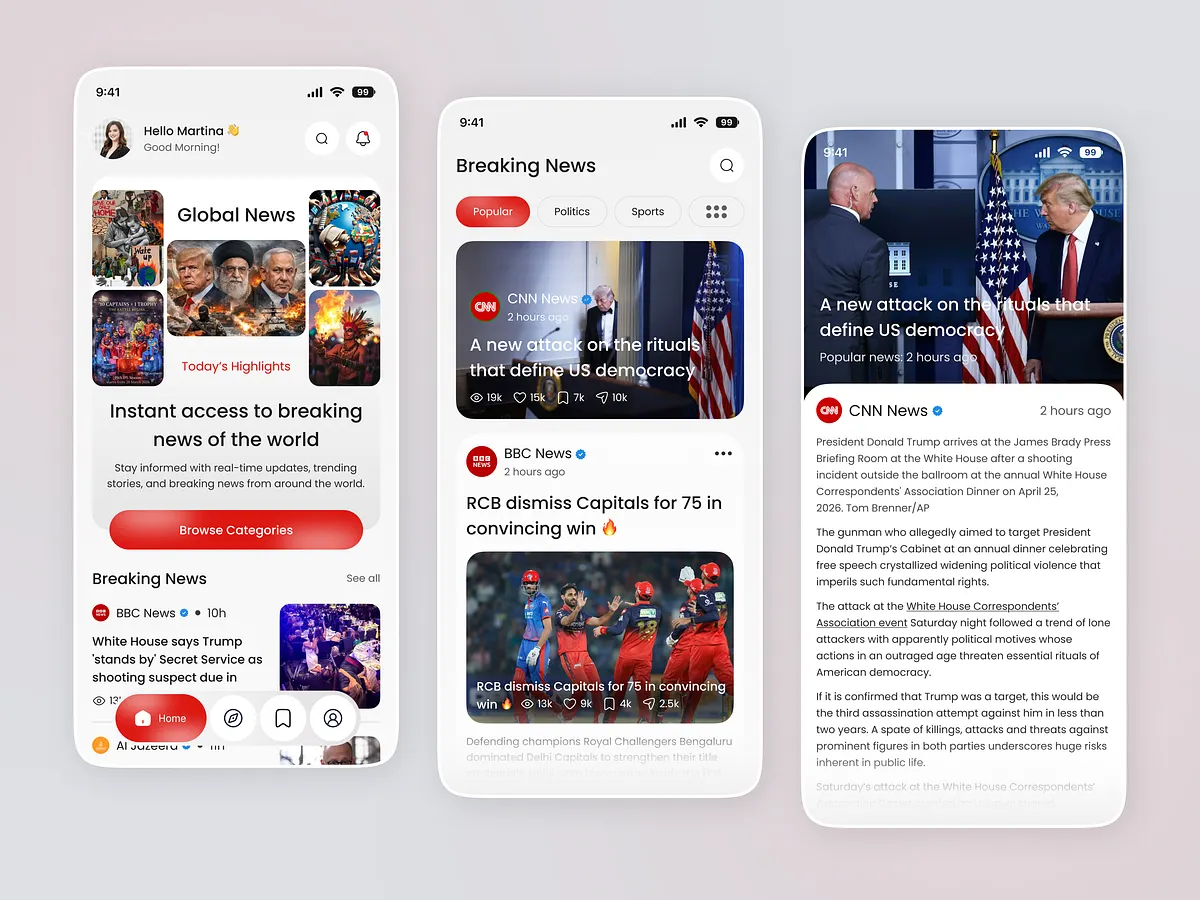 Browse thousands of News Feed Mobile UI images for design inspiration ...