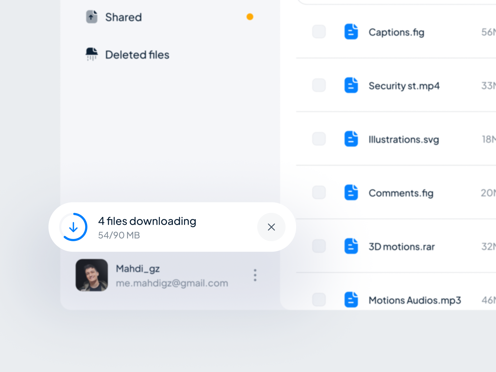 Space Box - File Manager by Mahdi Gholizadeh for Piqo Studio on Dribbble