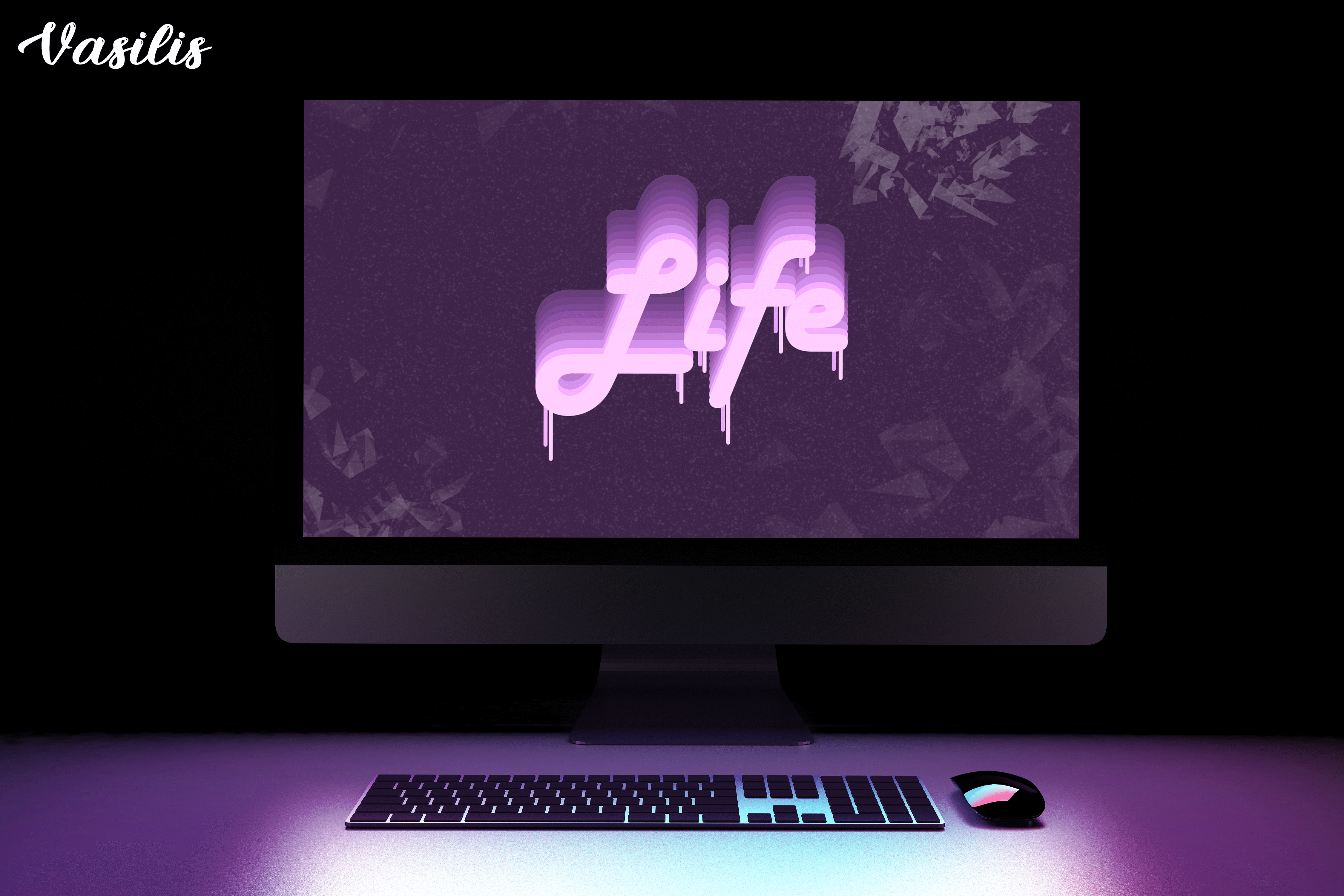 "Life" | Desktop Wallpaper by Vasilis Stergiopoulos on Dribbble