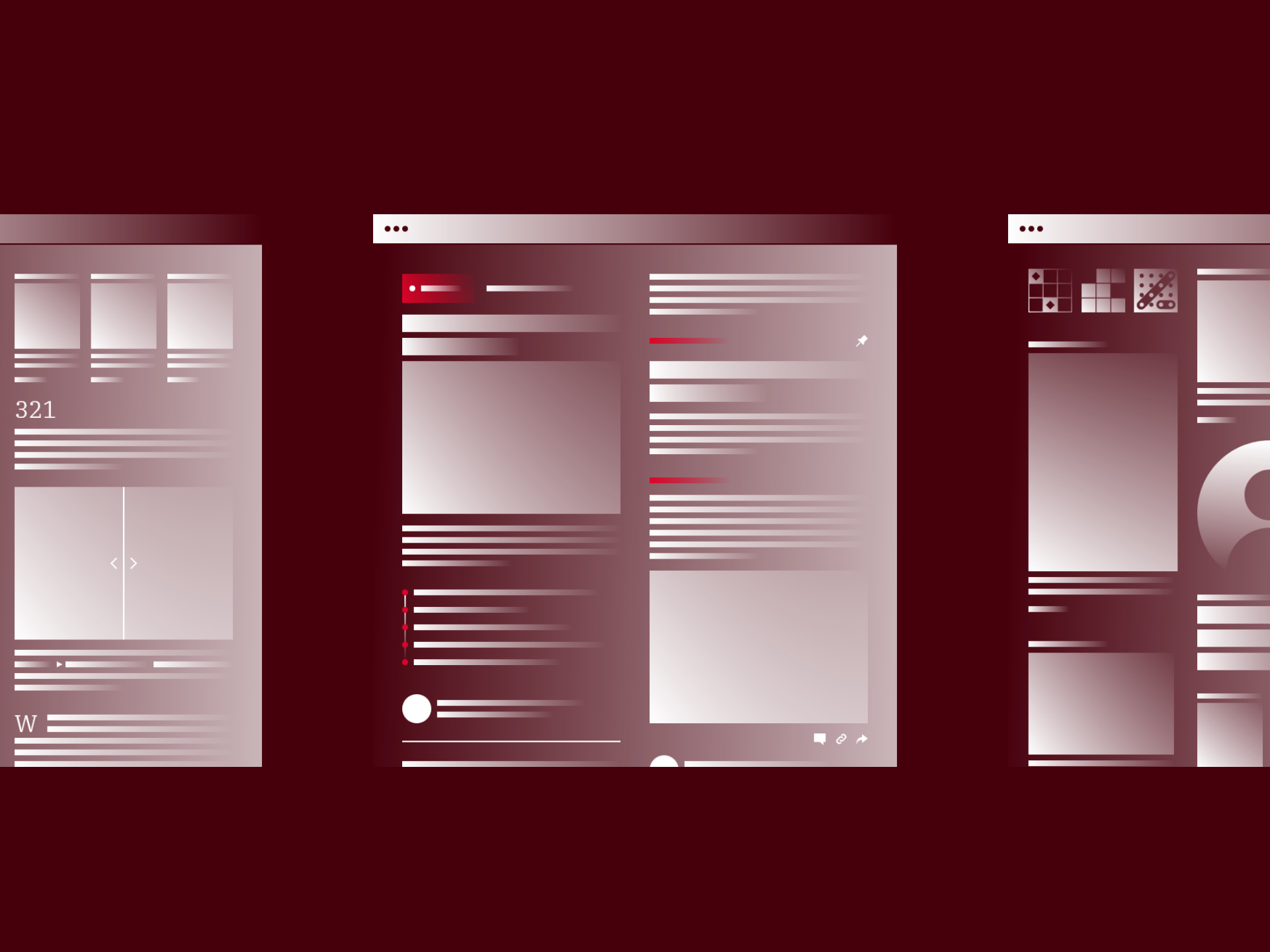 Background color adaptive wireframes illustrations by Alejandro Castro ...