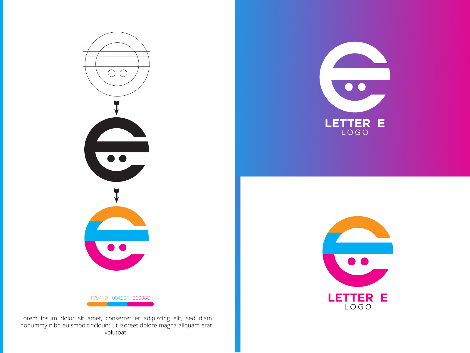Letter E Logo Design By Rasel Raj On Dribbble