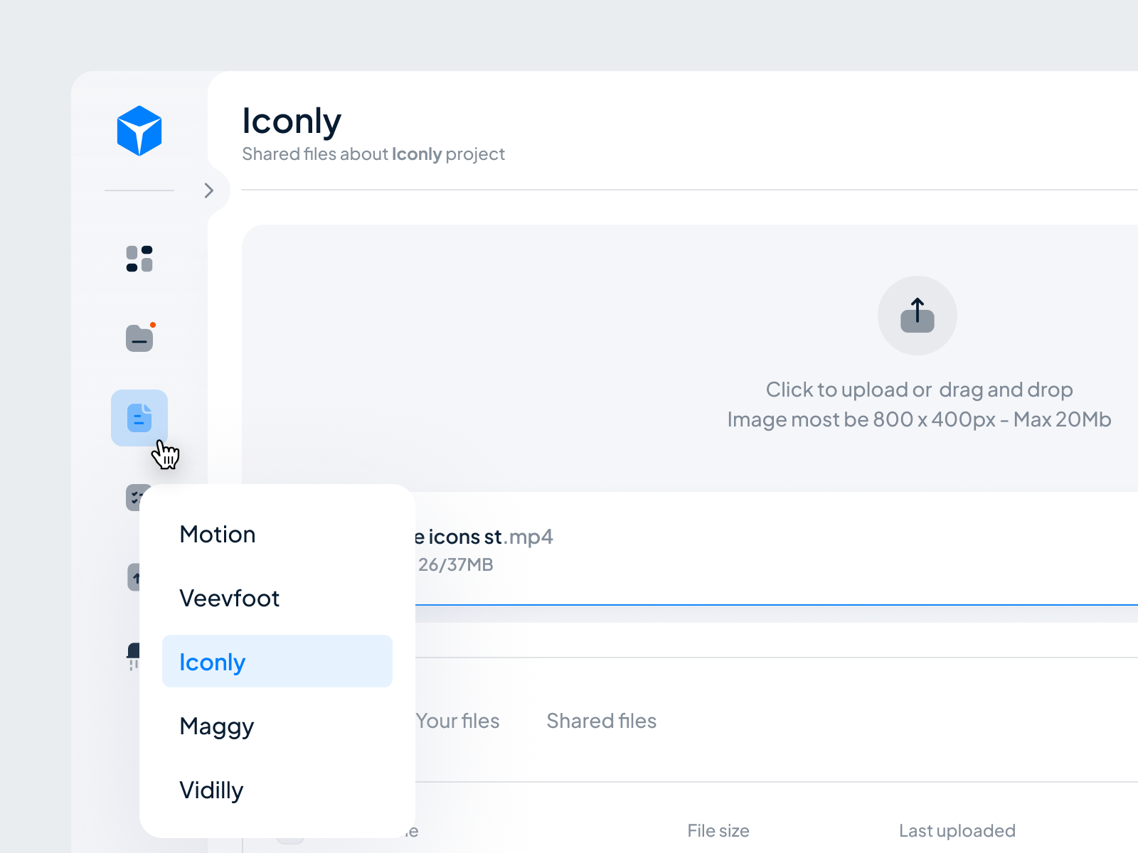 Space Box - File Manager by Mahdi Gholizadeh for Piqo Studio on Dribbble