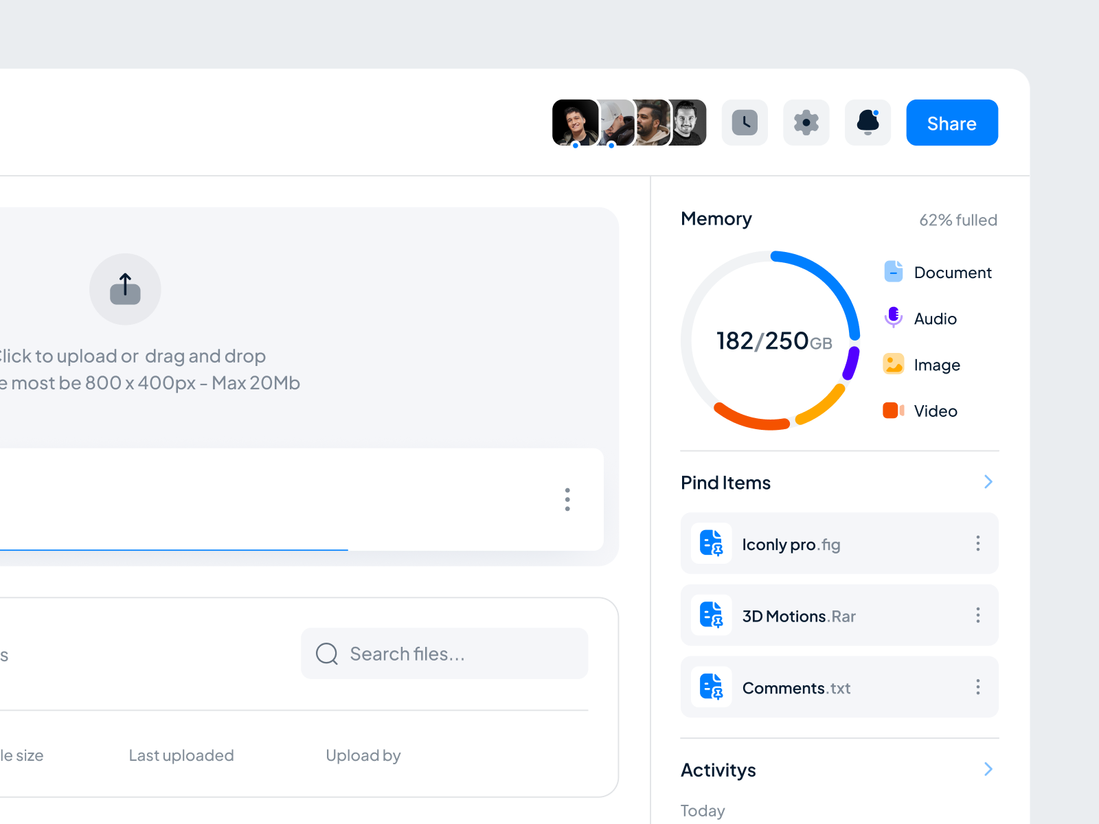 Space Box - File Manager by Mahdi Gholizadeh for Piqo Studio on Dribbble