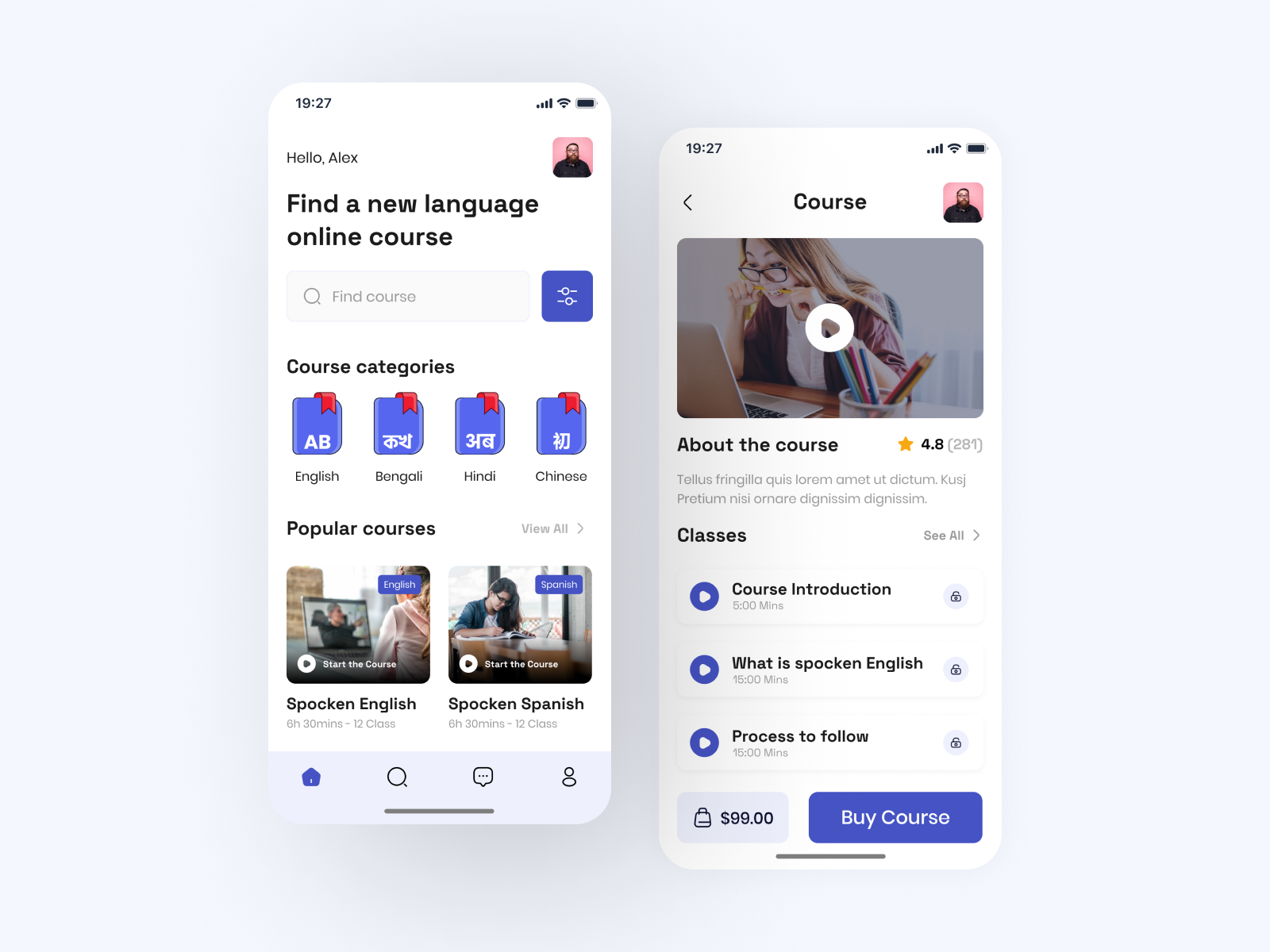 Babbel App Redesign by Abdullah Al Masud on Dribbble
