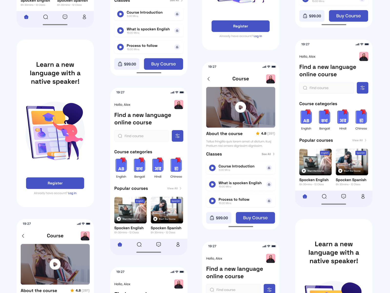 Babbel App Redesign by Abdullah Al Masud on Dribbble
