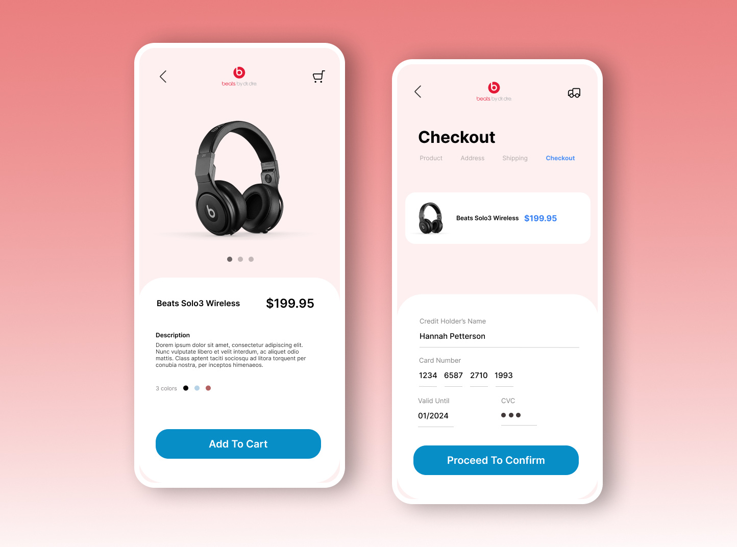 Credit Card Checkout - #Daily UI 002 by Adriana Troni on Dribbble
