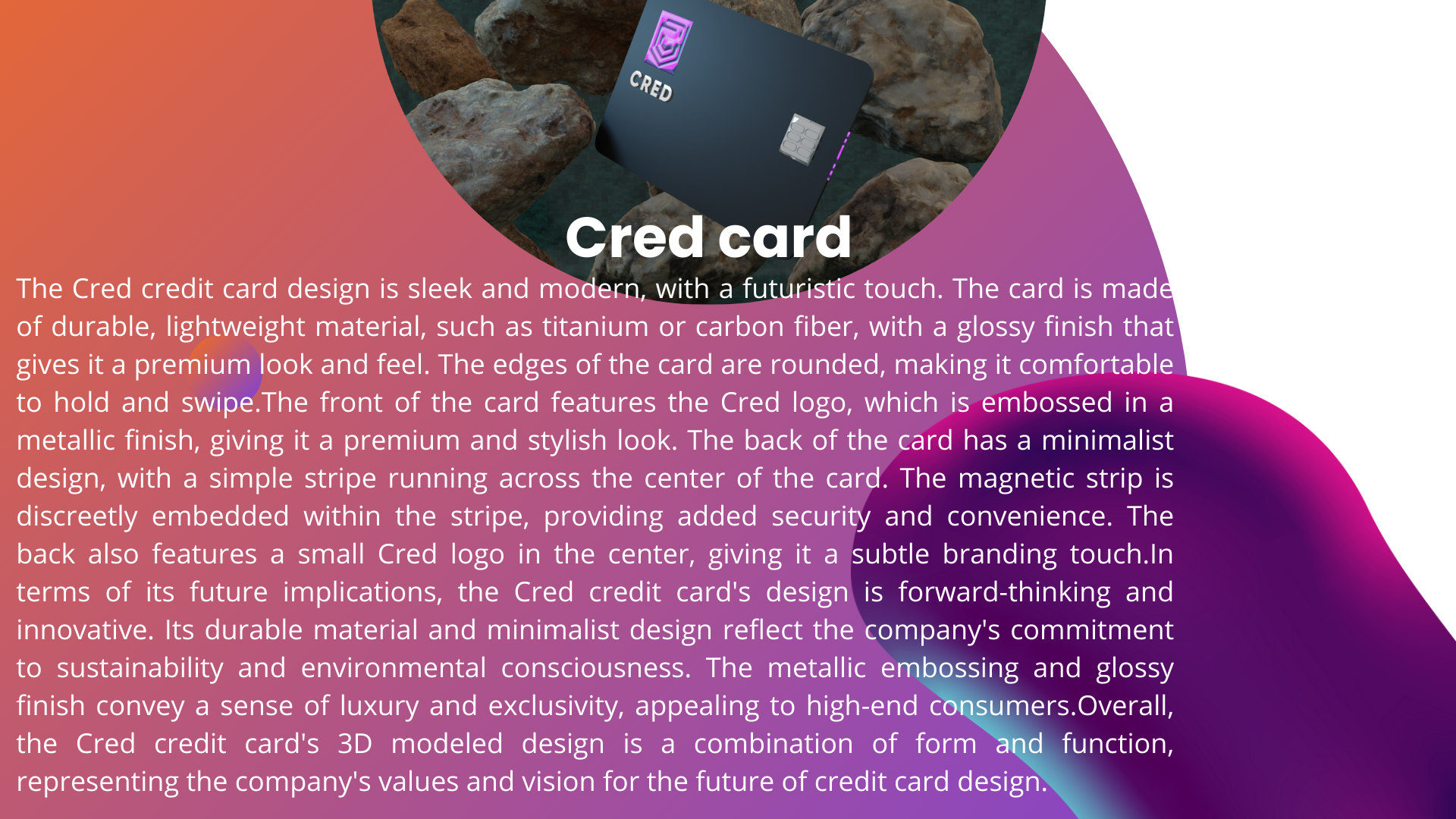 Cred card by Archana Krishnan on Dribbble