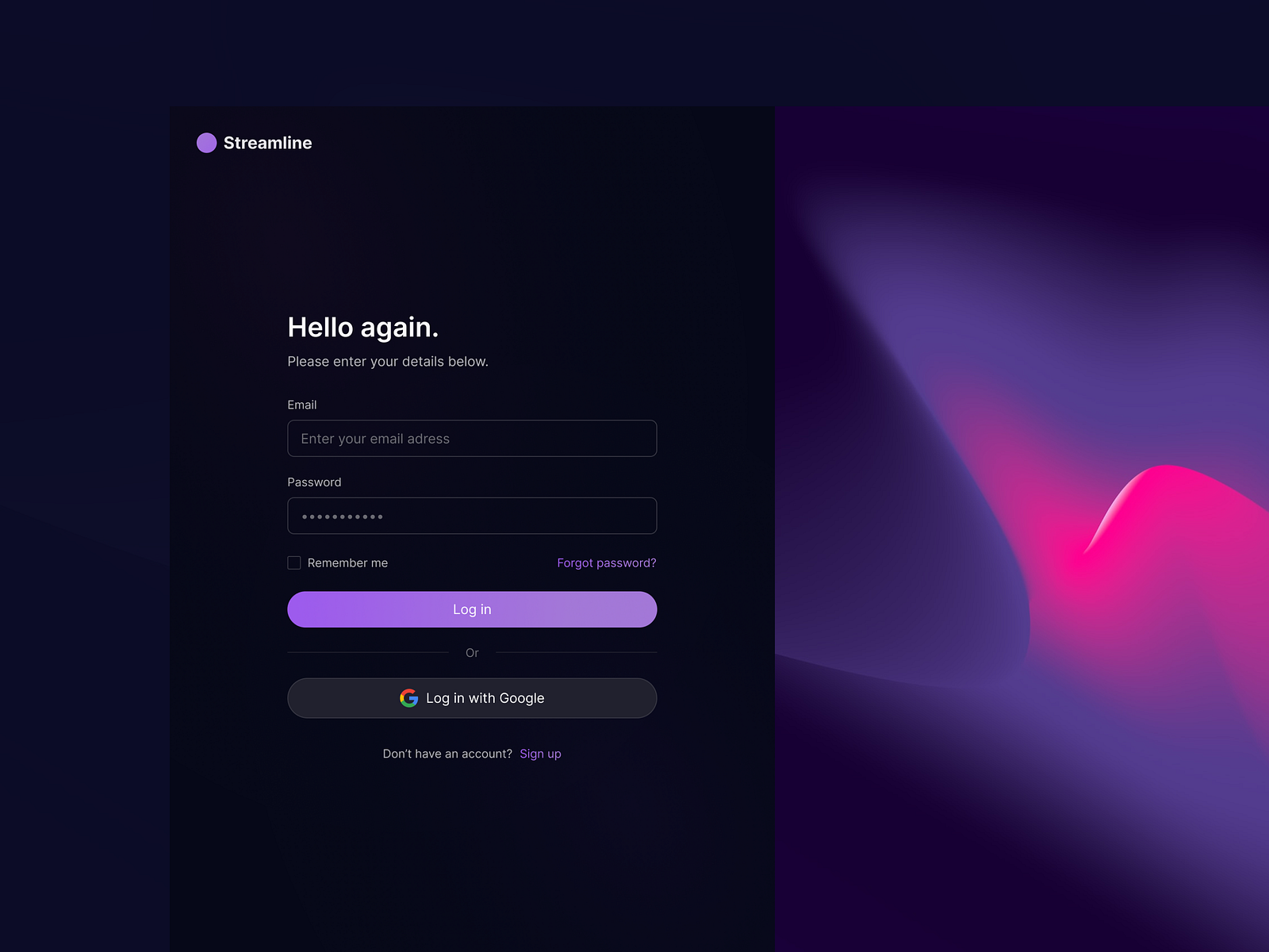 Daily UI 001: Sign up by Alak Phillips on Dribbble