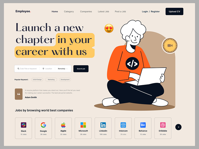Browse thousands of Job Search images for design inspiration | Dribbble