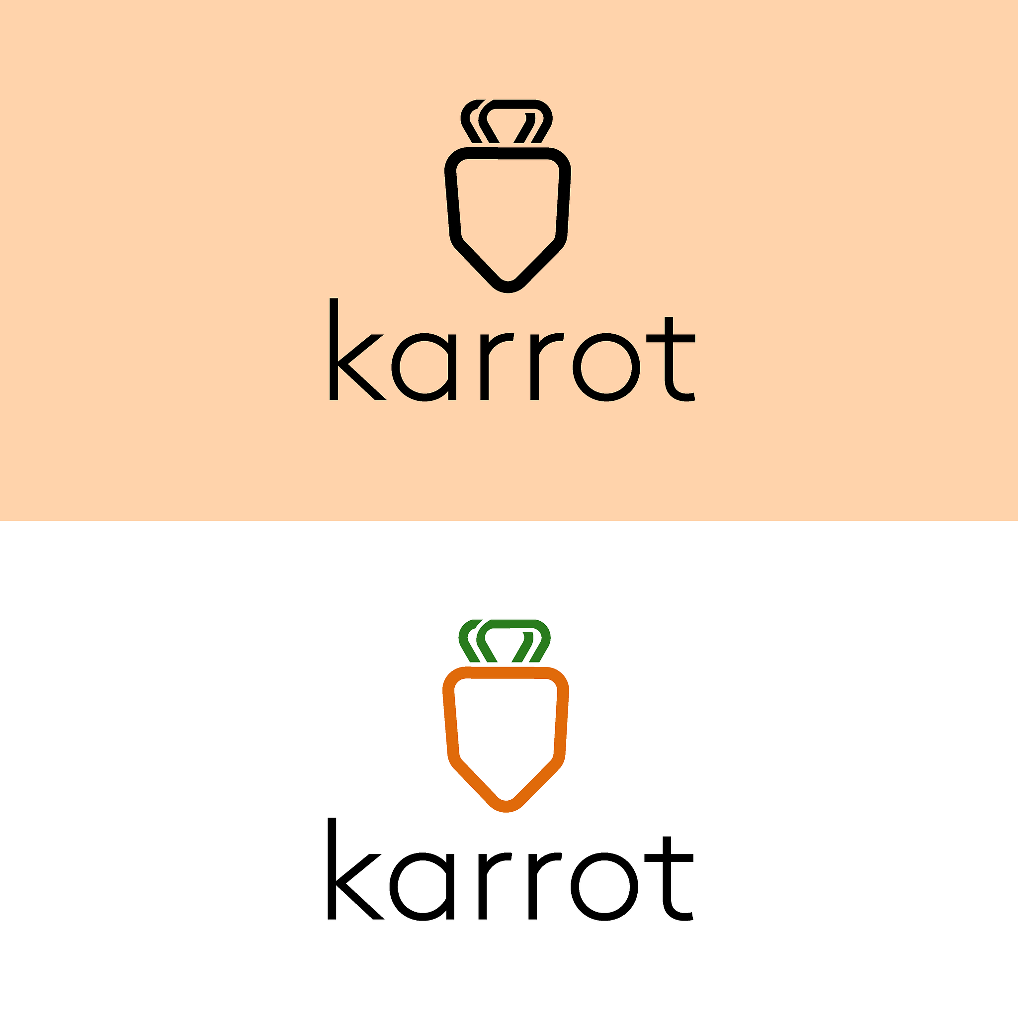 Karrot Market Logo by Joseph Hatfield on Dribbble