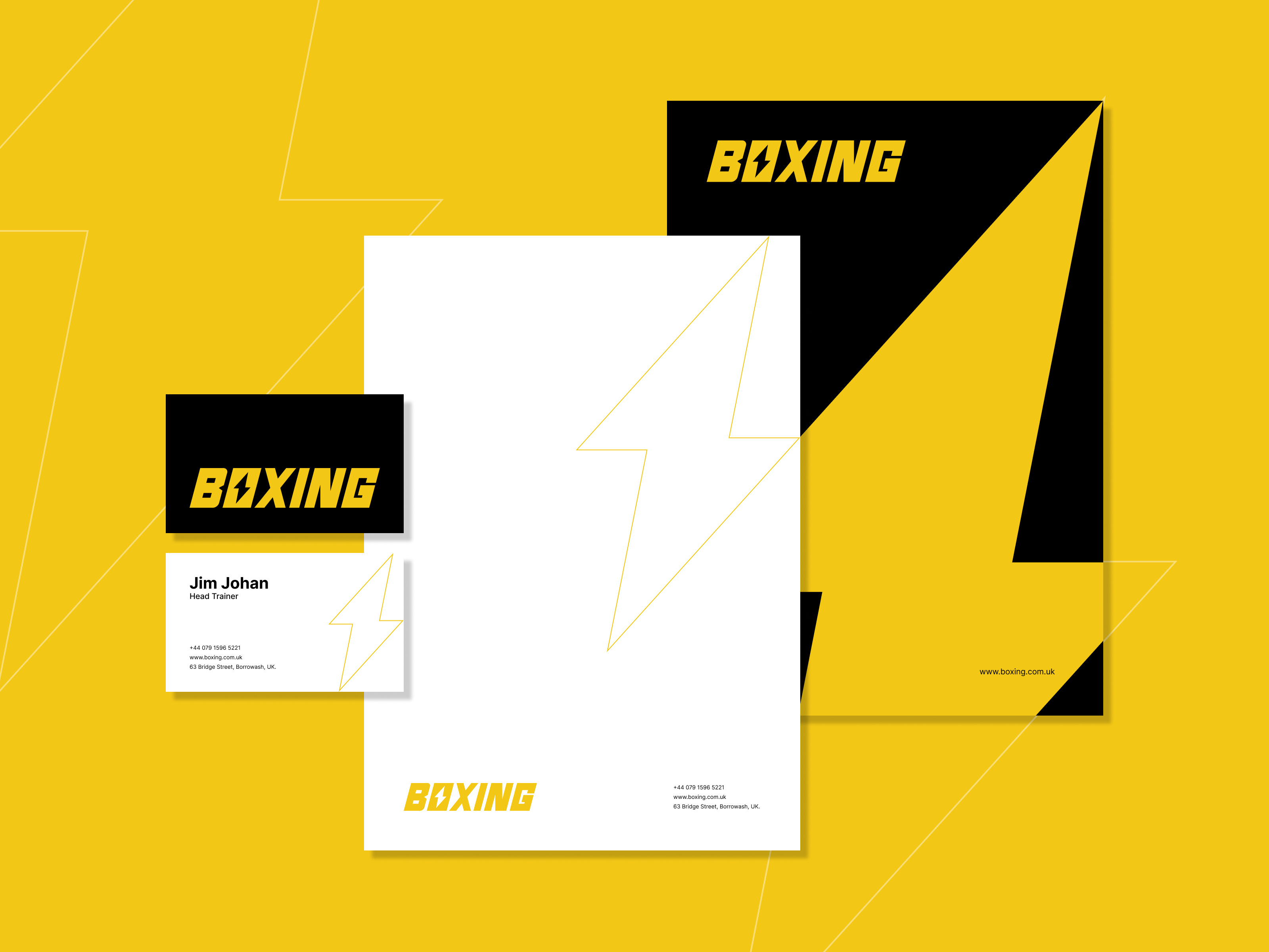 BOXING-Branding, Logo design, Visual identity by Kahaf design agency on ...