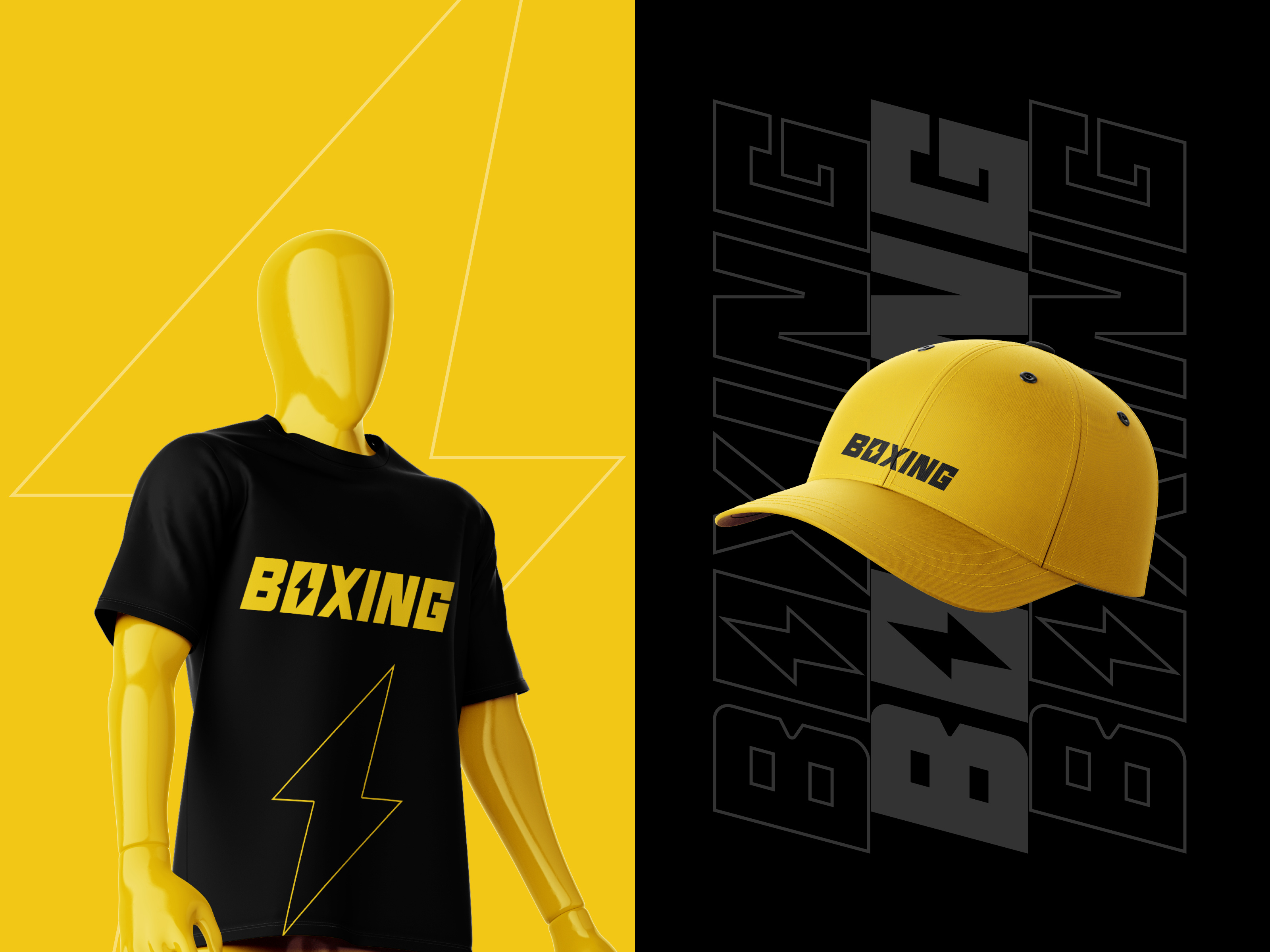 BOXING-Branding, Logo design, Visual identity by Kahaf design agency on ...