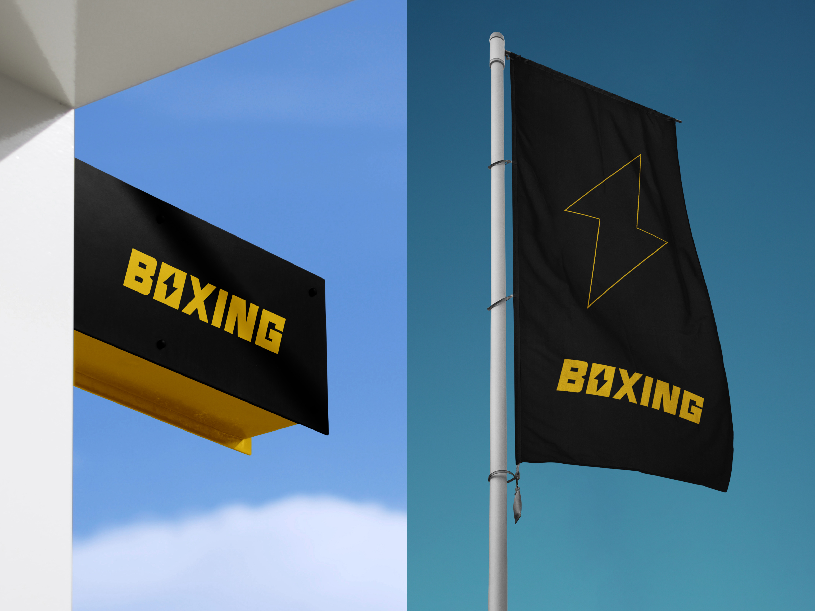 BOXING-Branding, Logo design, Visual identity by Kahaf design agency on ...